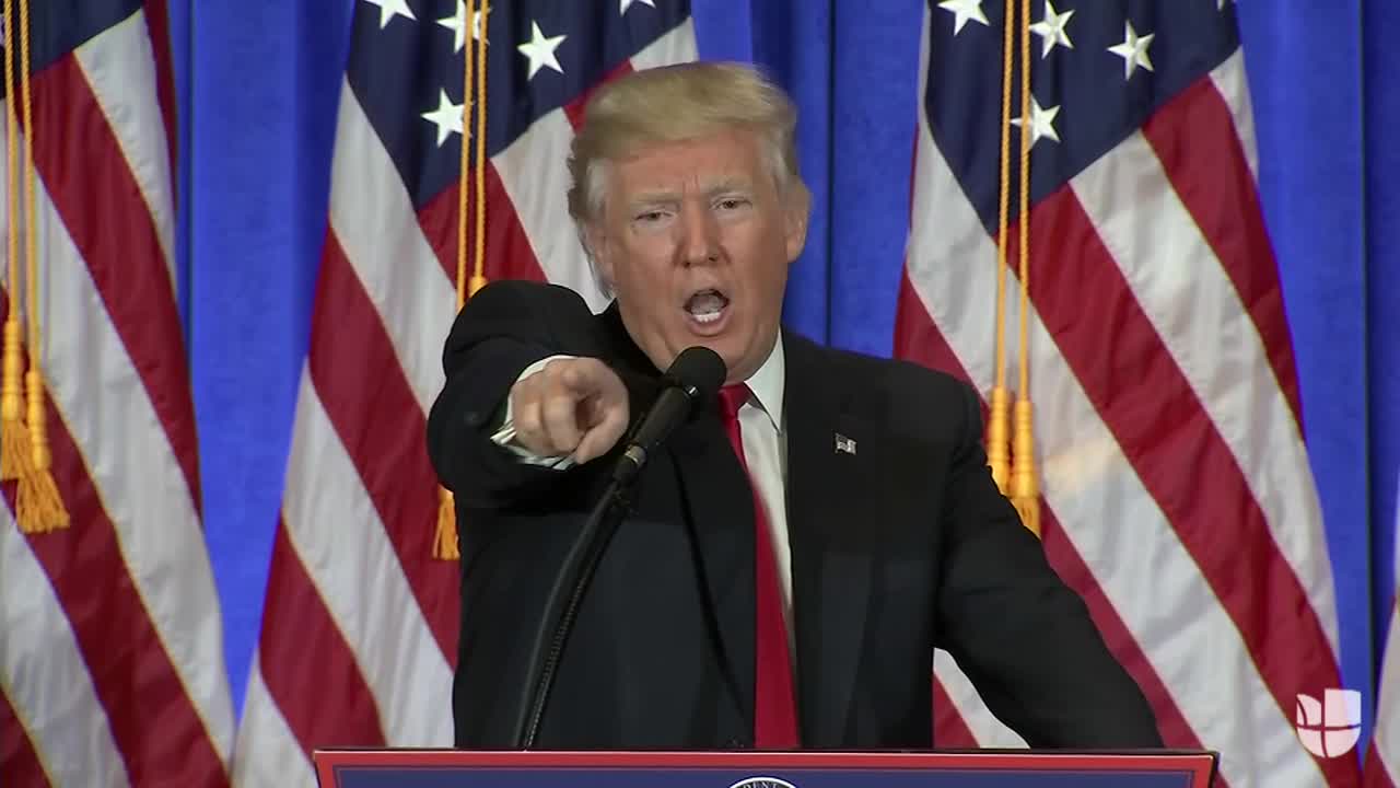 En video: El altercado de Donald Trump con un periodista de CNN en su ...