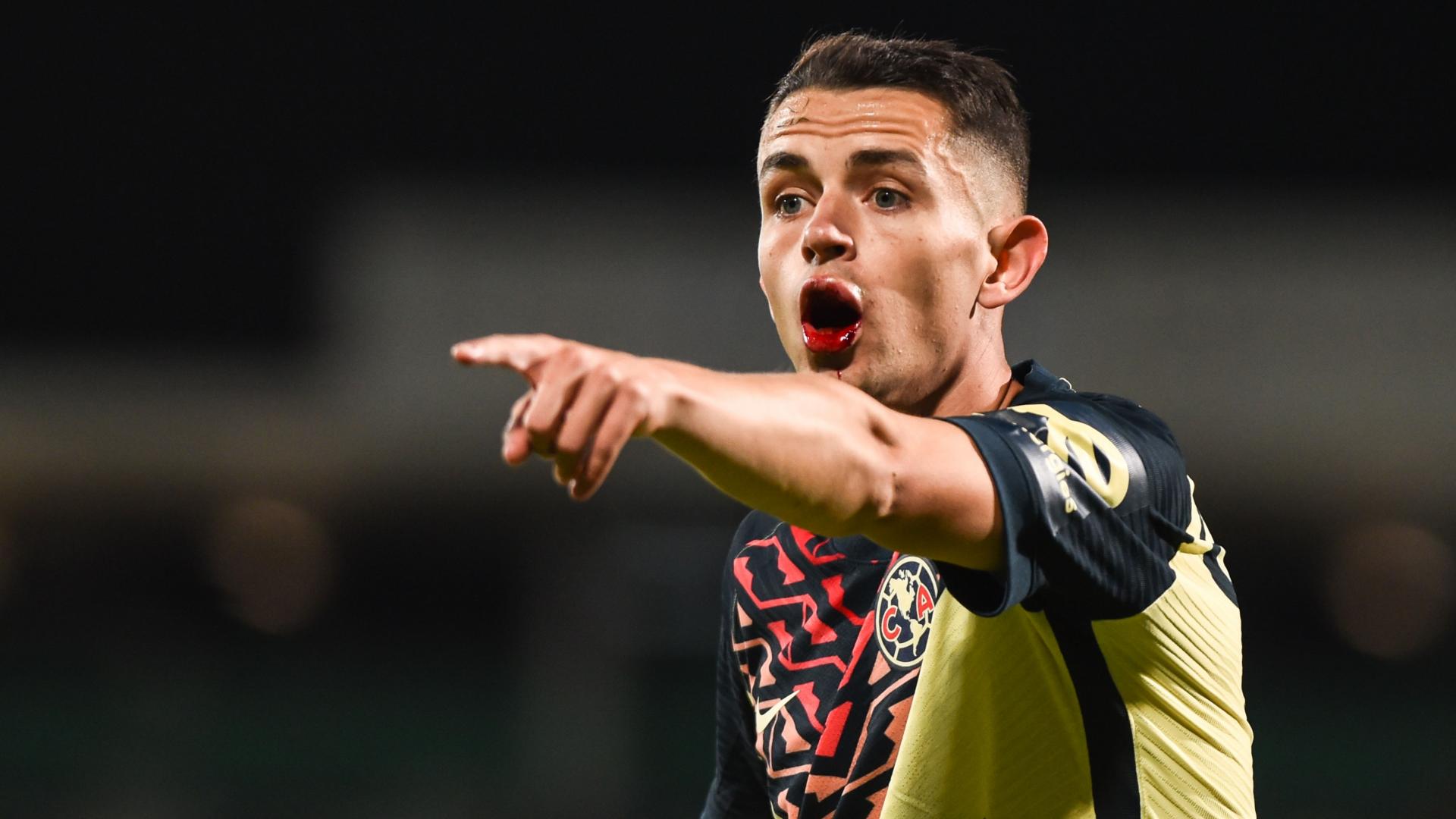 Álvaro Fidalgo jugó con sangre en la boca por labio roto el Santos vs ...