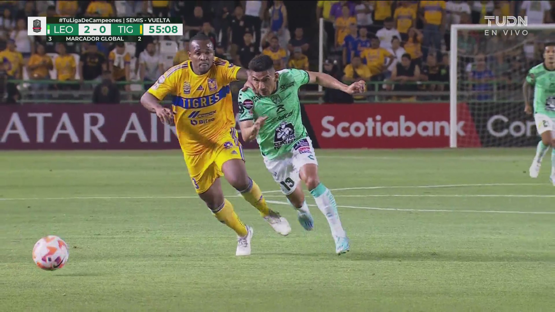 ¿Era roja? Mena escapaba y Samir lo derribó como último hombre | TUDN ...