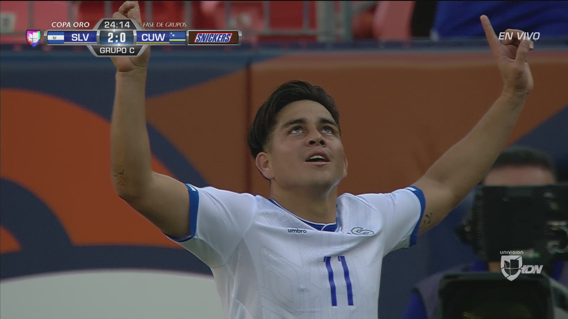 Rodolfo Zelaya puso el 2-0 de El Salvador sobre Curazao | Deportes Copa ...