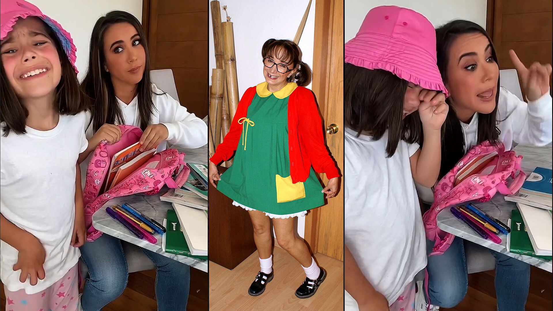 Mariazel y su hija recrean escena entre la Chilindrina y Don Ramón ...