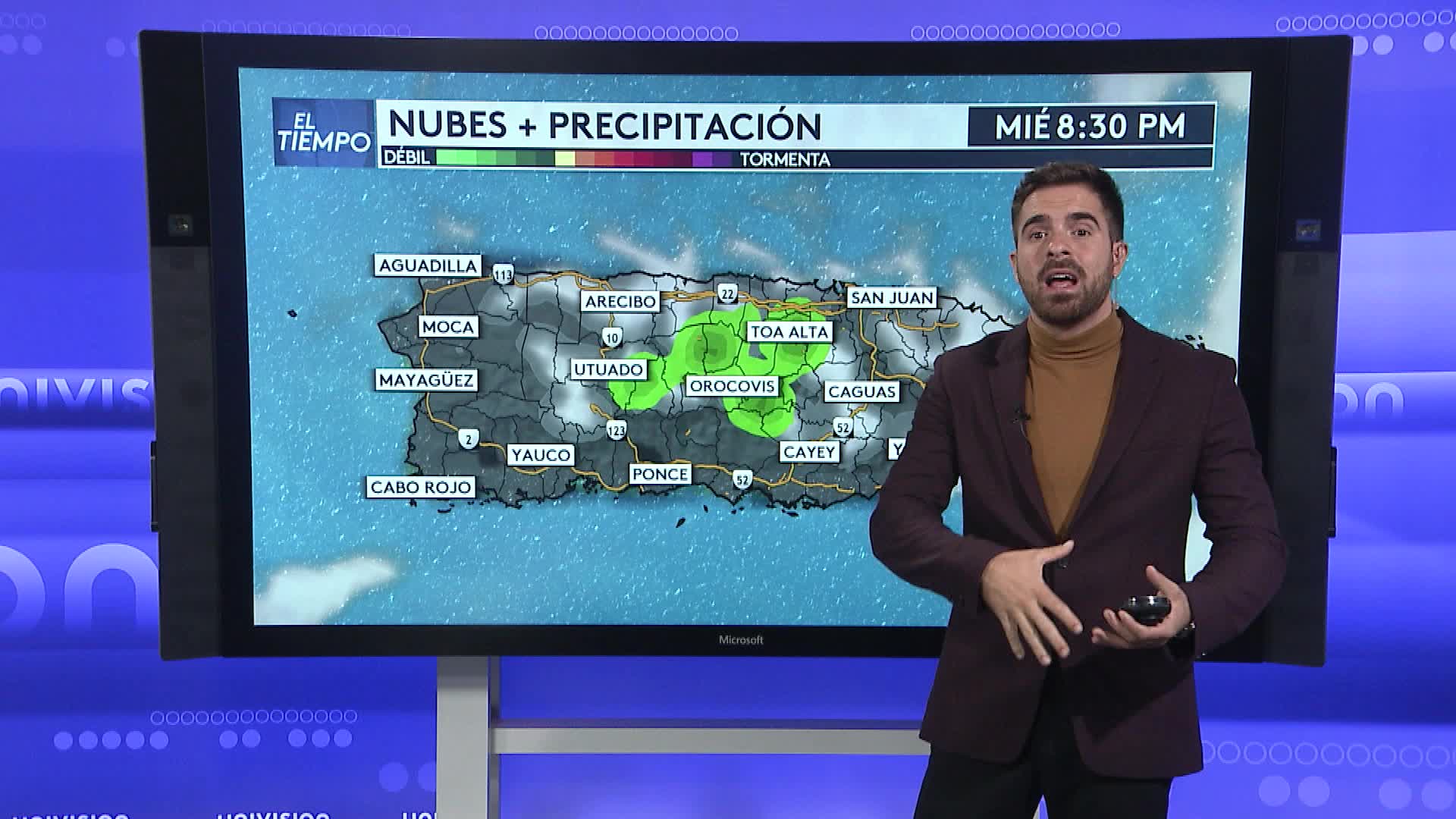 Mitad de semana con tormentas al suroeste de Puerto Rico | Video ...