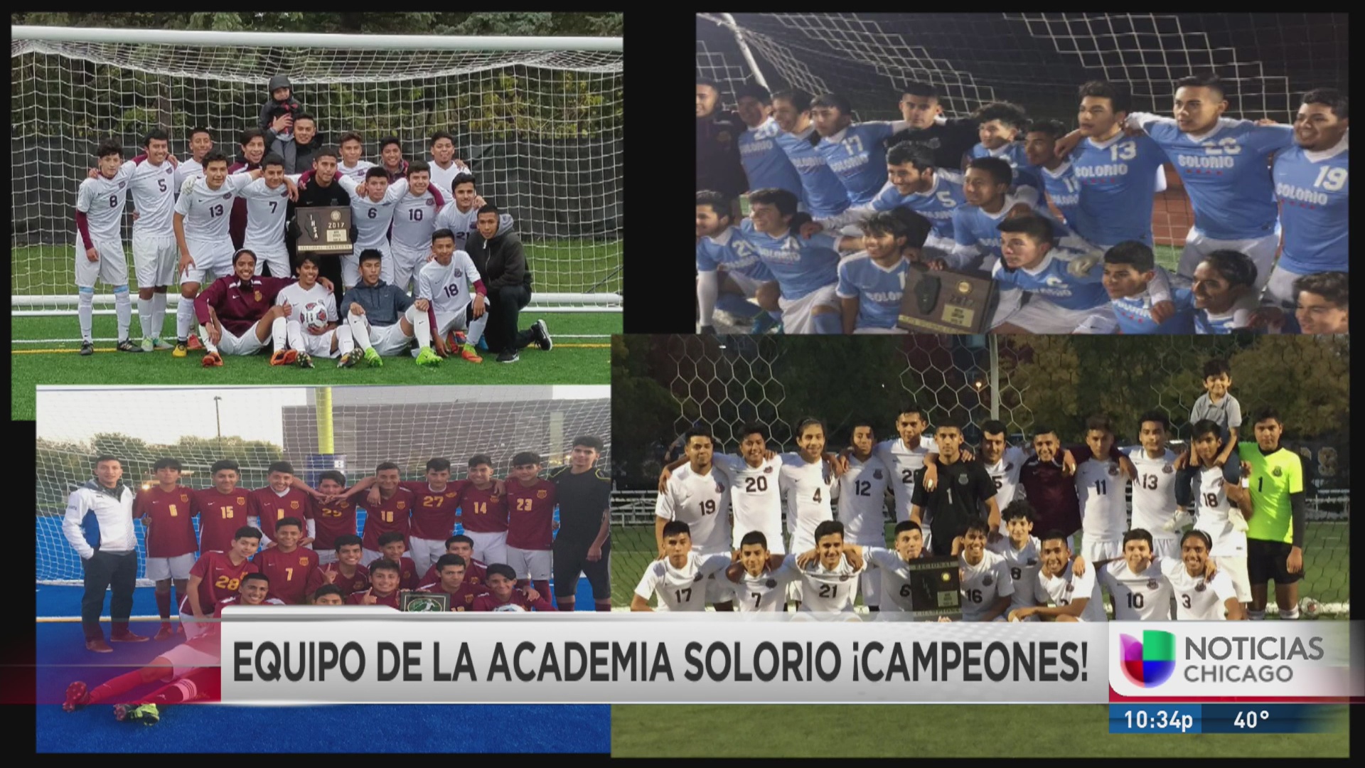 ¡Equipo de fútbol de la Academia Eric Solorio campeones! | Video ...