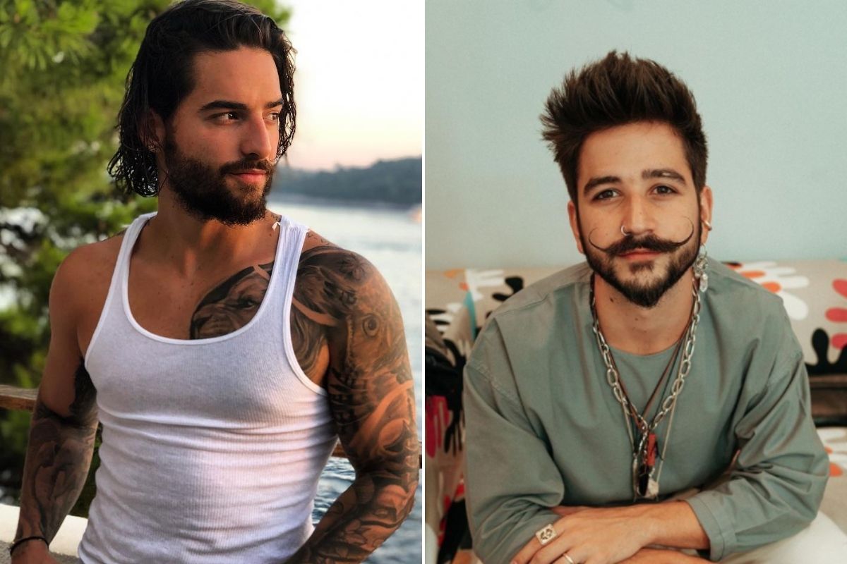 Maluma delata a Camilo con foto del pasado: así se veía sin bigote y ...