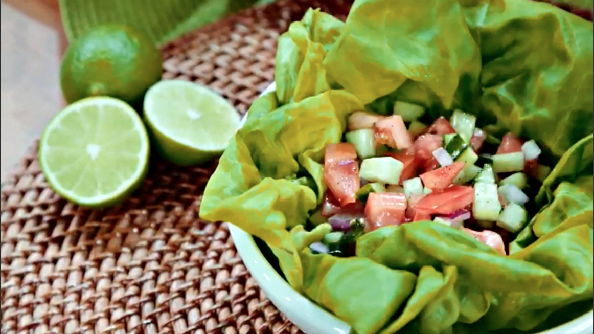 Receta de ensalada con pepino persa y tomate fácil y deliciosa ...