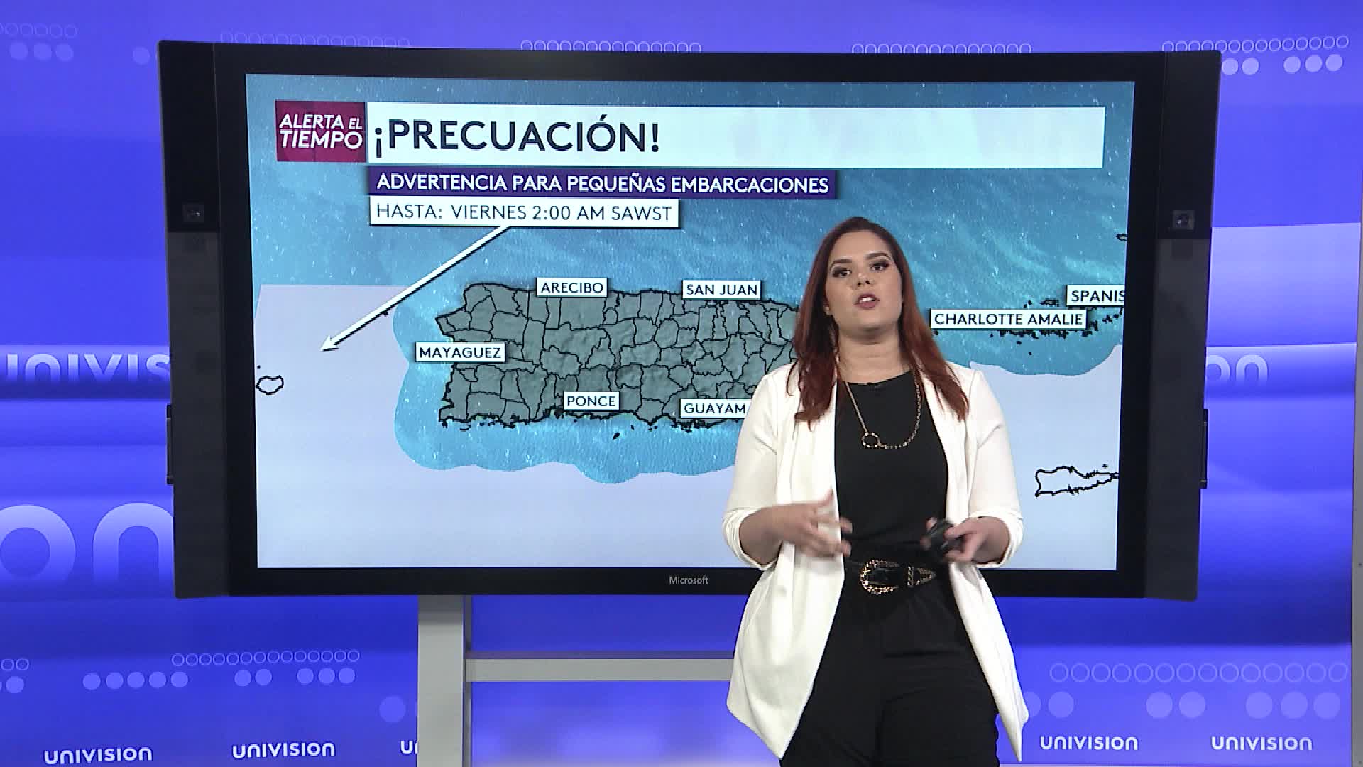 Oleaje intenso para las costas al sur de Puerto Rico | Video | Univision Puerto Rico WLII ...