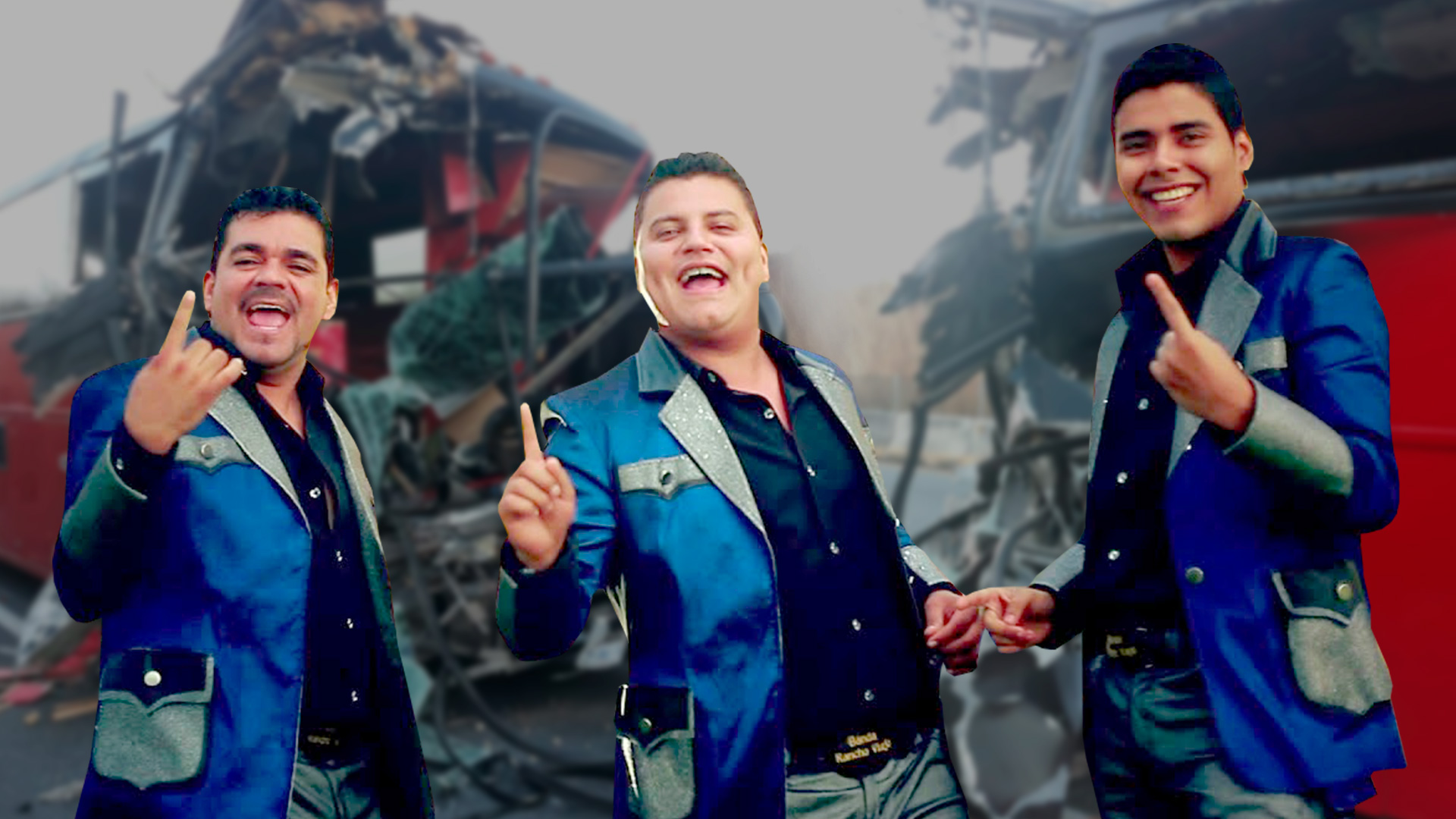 La Banda Rancho Viejo sufre aparatoso accidente: su autobús chocó ...