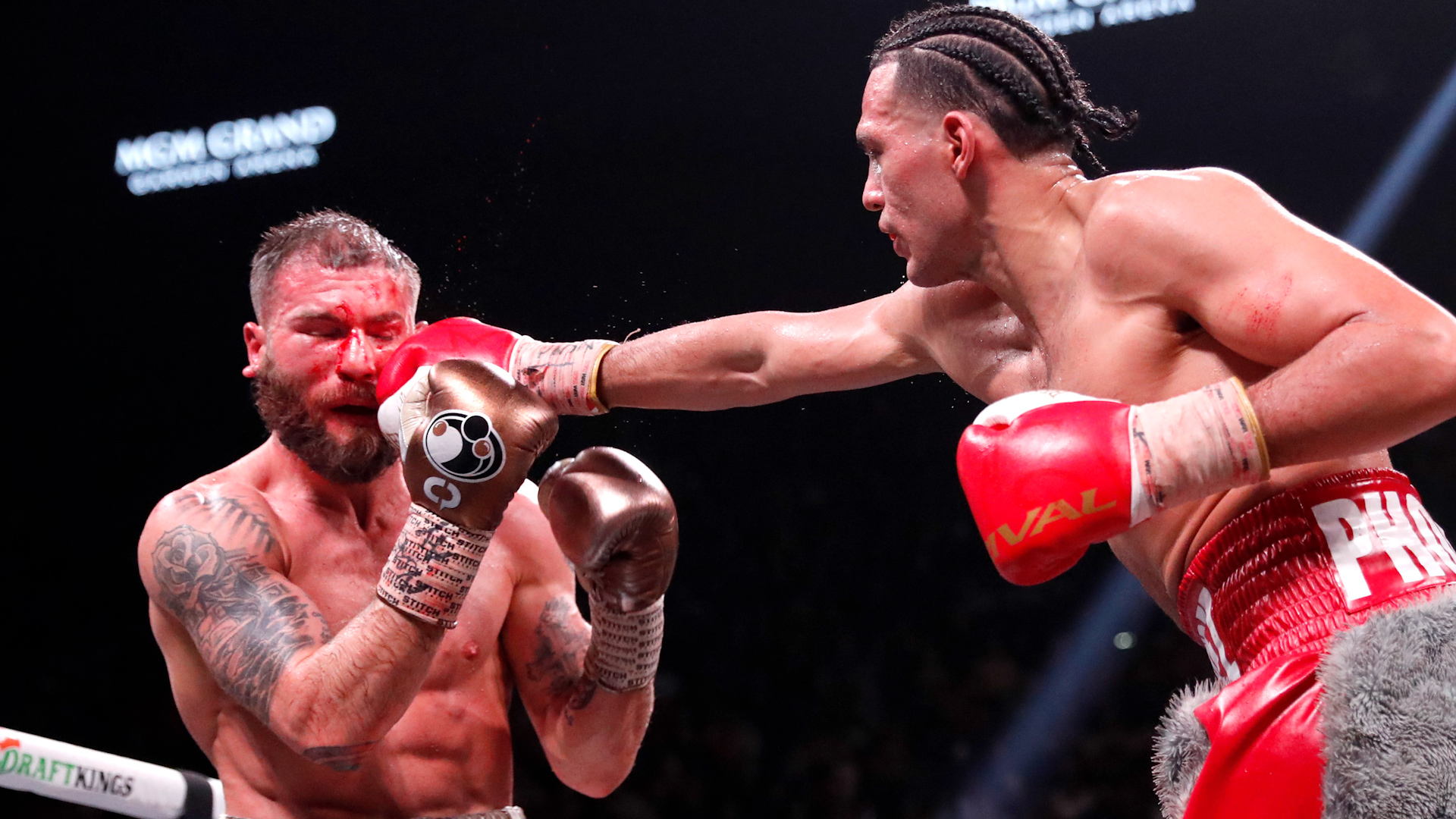 David Benavidez derrota Caleb Plant por decisión unánime Las Vegas ...