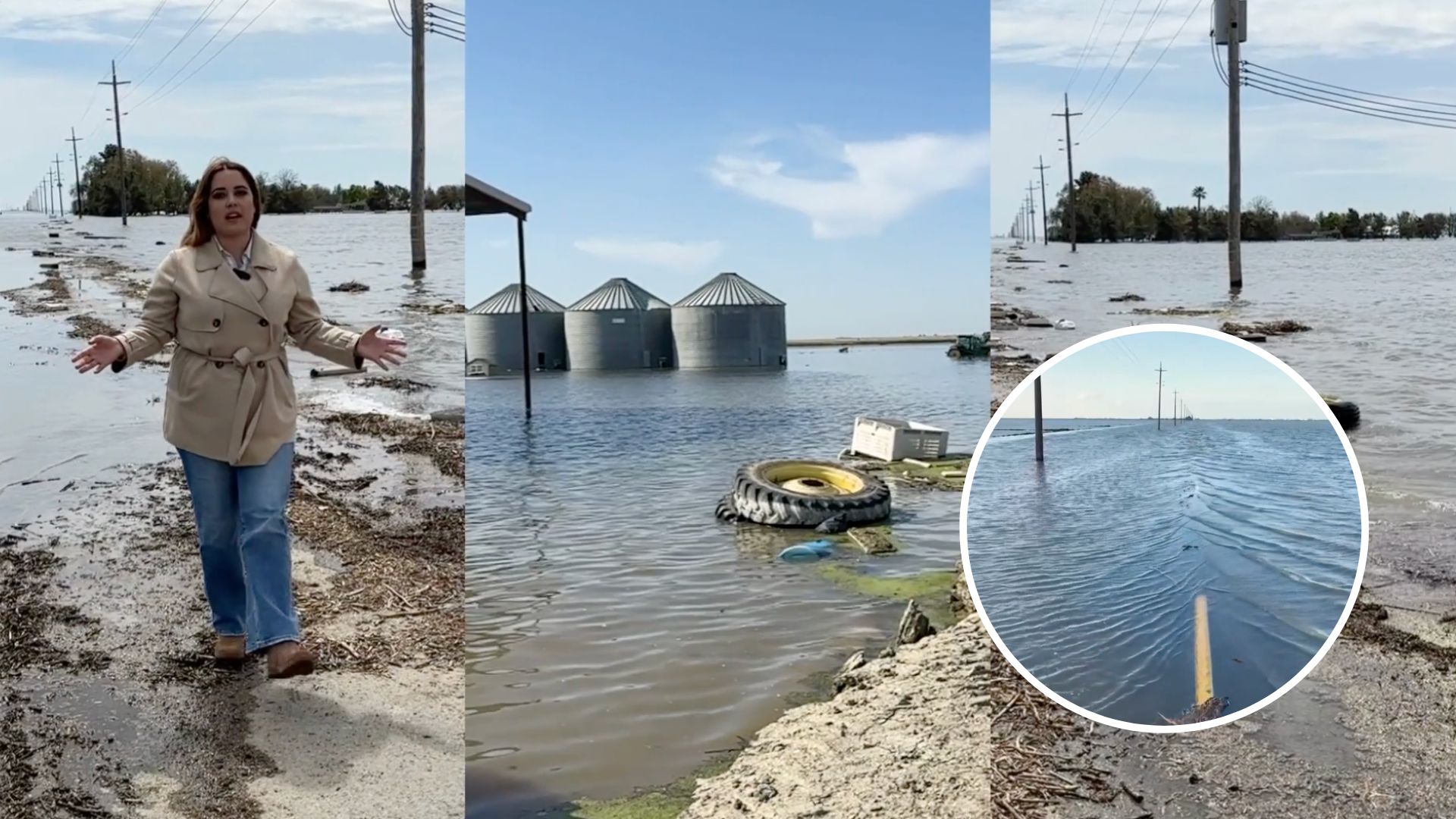 Así se ve el Lago Tulare a meses de reaparecer por las lluvias e ...