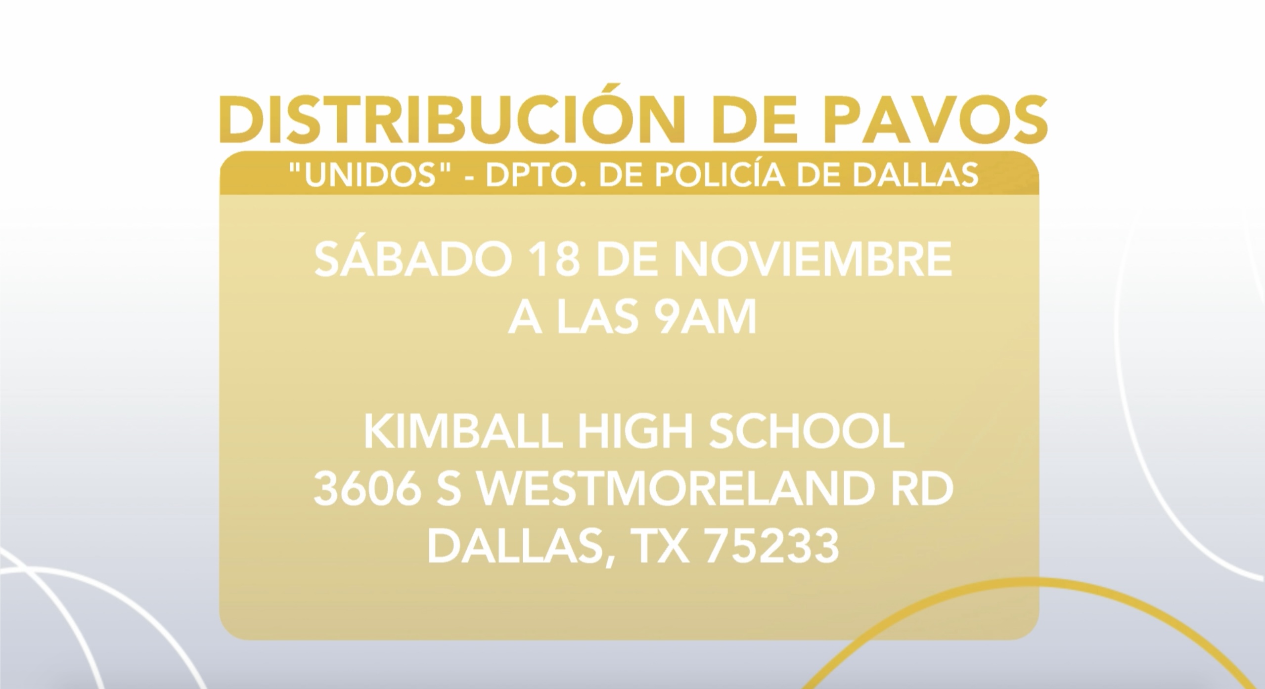 Distribución de pavos | Tu Ciudad Univision Dallas Contigo | Univision