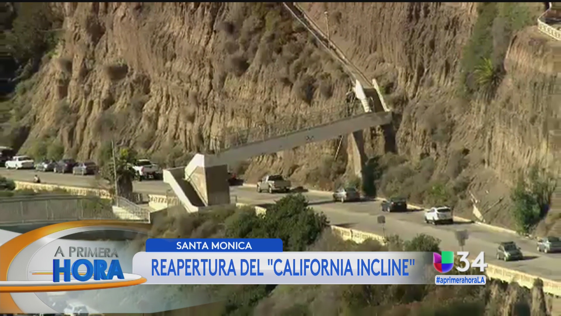 Reabren “California Incline” tras 16 meses de reparación | Video ...
