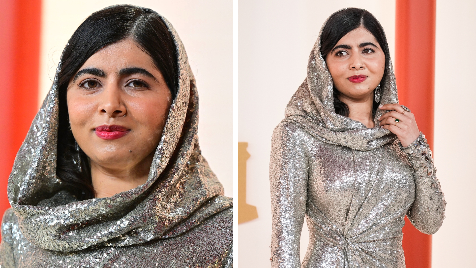 Malala Yousafzai y su espectacular vestido en los Premios Oscar 2023 ...