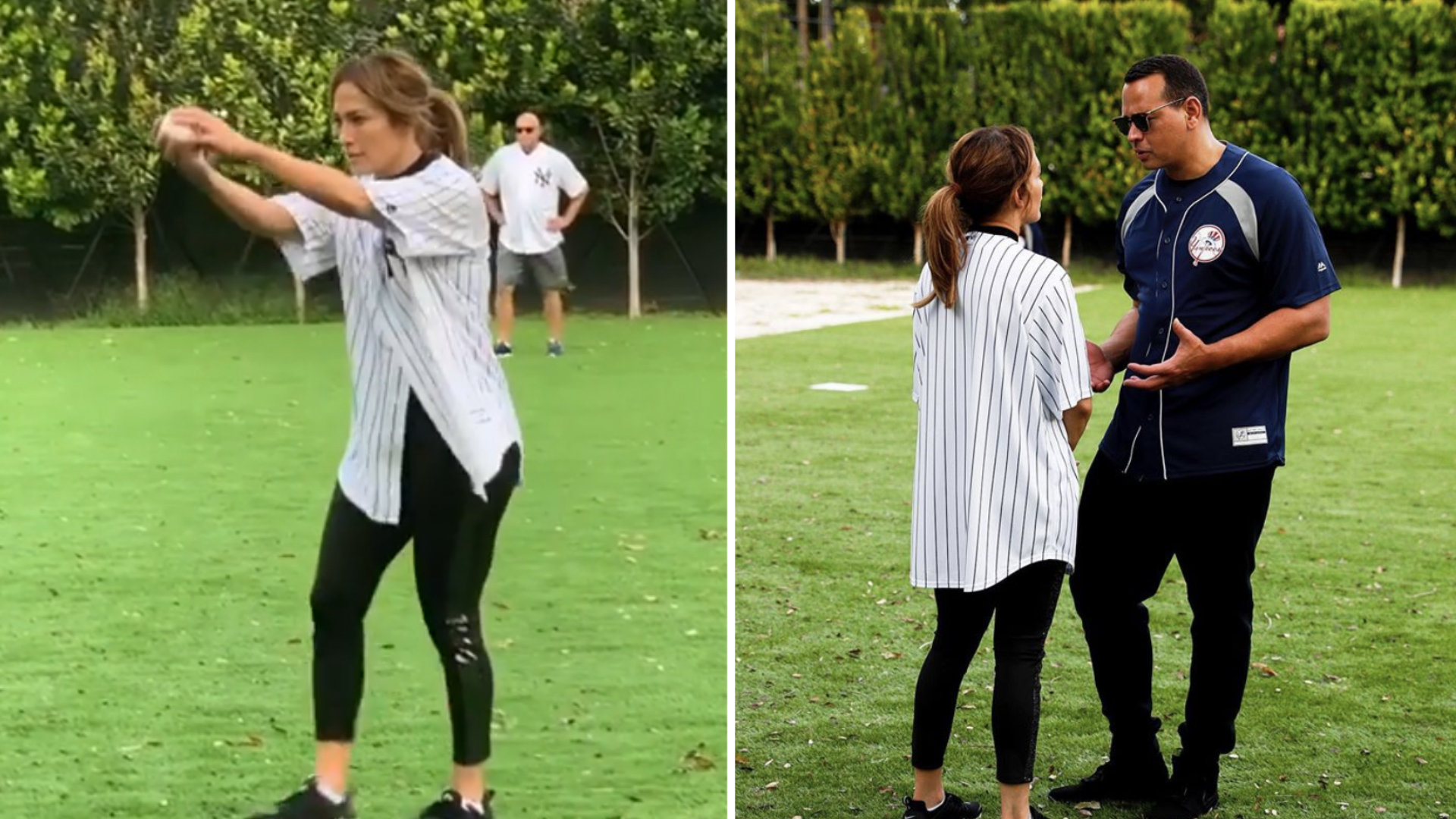 Jennifer López se cree que juega mejor béisbol que A-Rod (y él no fue ...