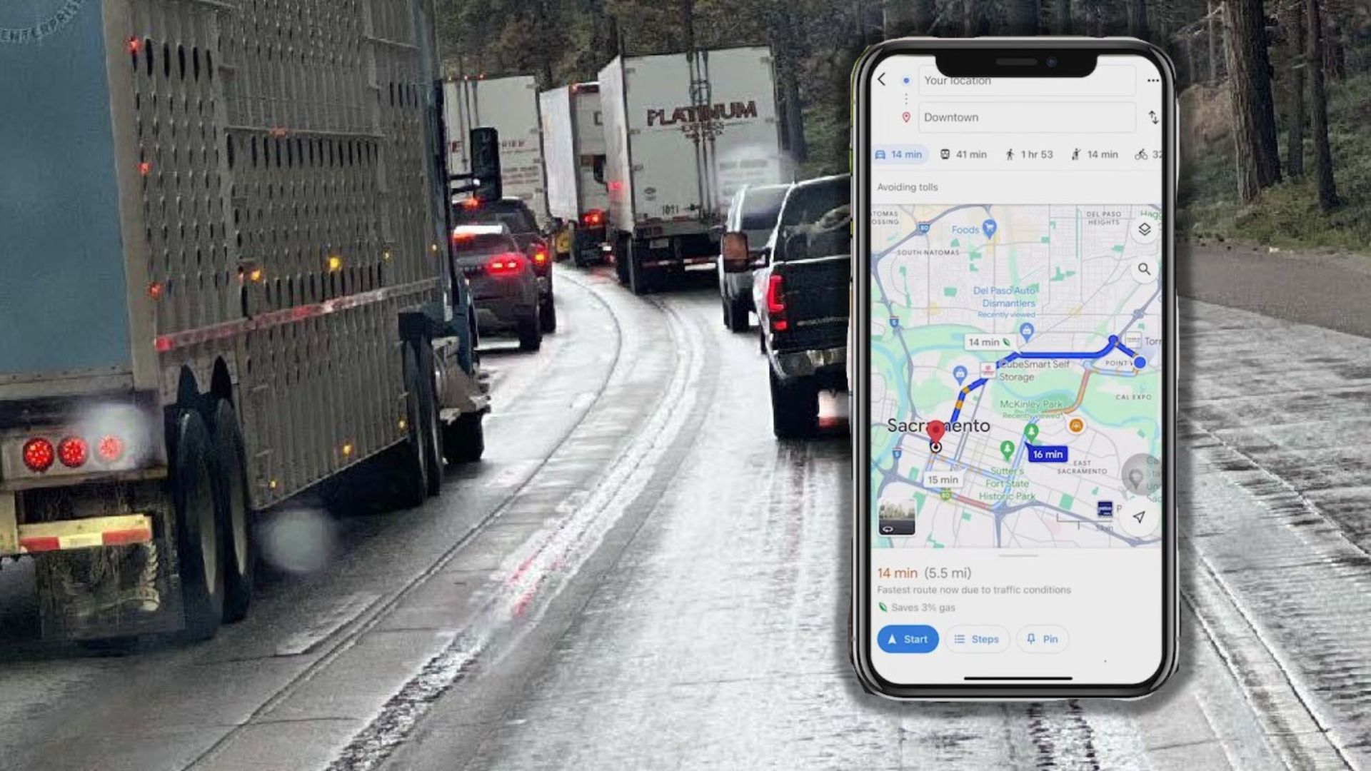 Así funciona Google Maps, Waze y QuickMap para ver mapas y tráfico en las carreteras de ...