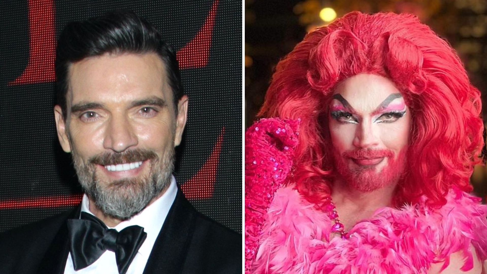 Julián Gil se transforma en drag queen “La Barbie Roja” a sus 53 años ...