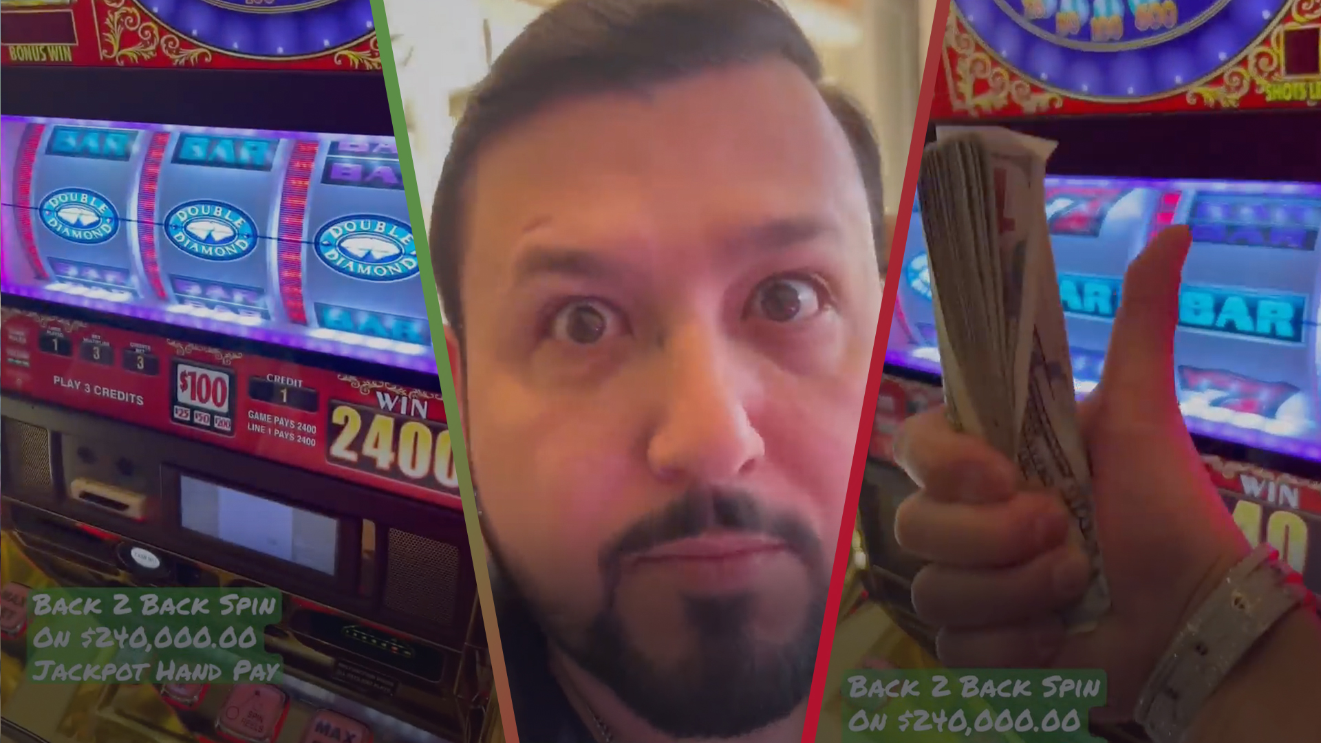 Roberto Tapia es sorprendido en Las Vegas junto a experto en 'maquinitas' y gana más de 240 mil ...