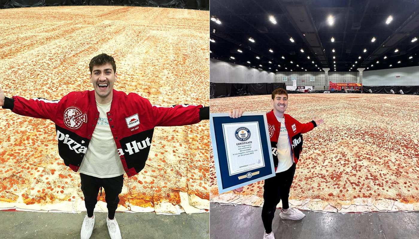 Maior Pizza Do Mundo Pizza Hut Bate Record Com Prato De 1 3 Mil M E 4 Maior Pizza Do Mundo Pizza Hut Bate Record Com Prato De 1 3 Mil M E 4