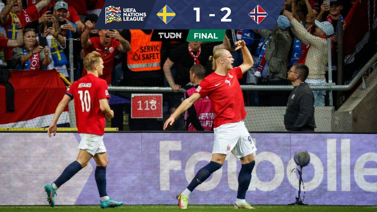 Erling Haaland, con un doblete, le dio la victoria a Noruega sobre ...