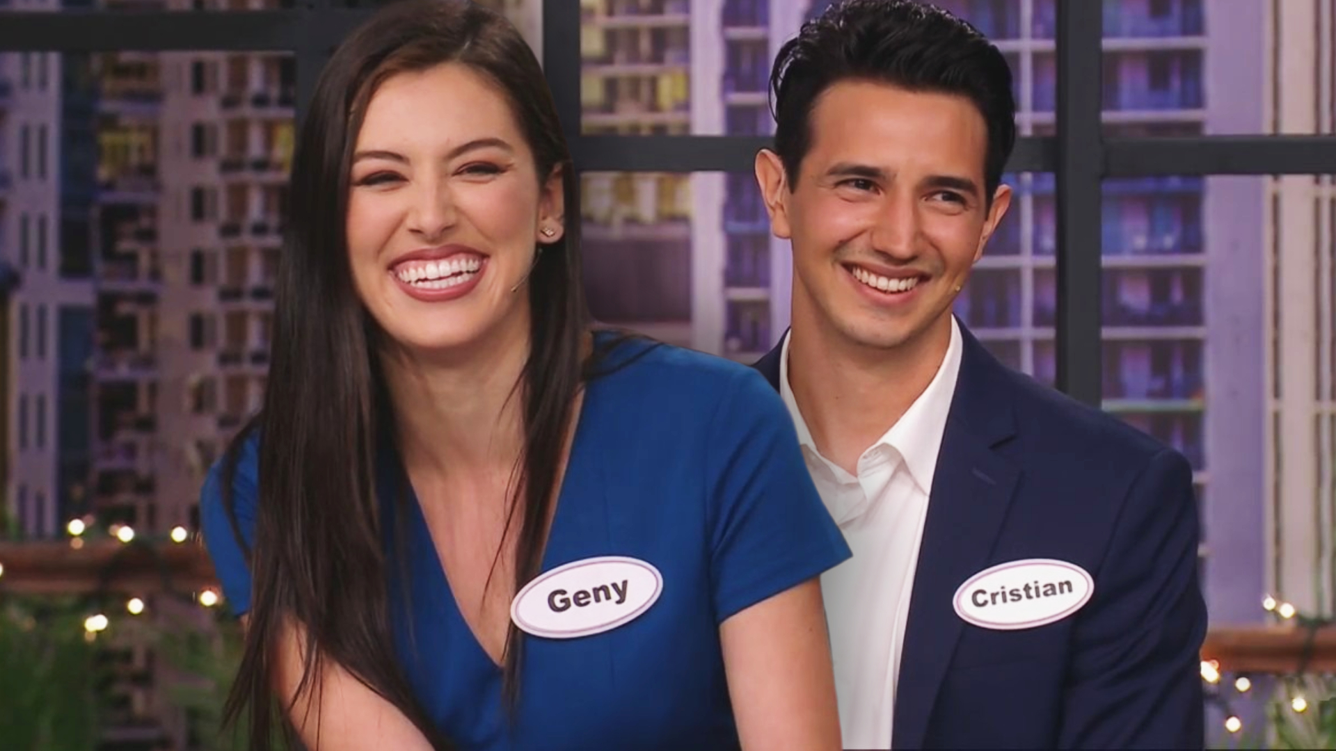 Geny sacó todo su repertorio de risas con su flechado, quien le envió ...