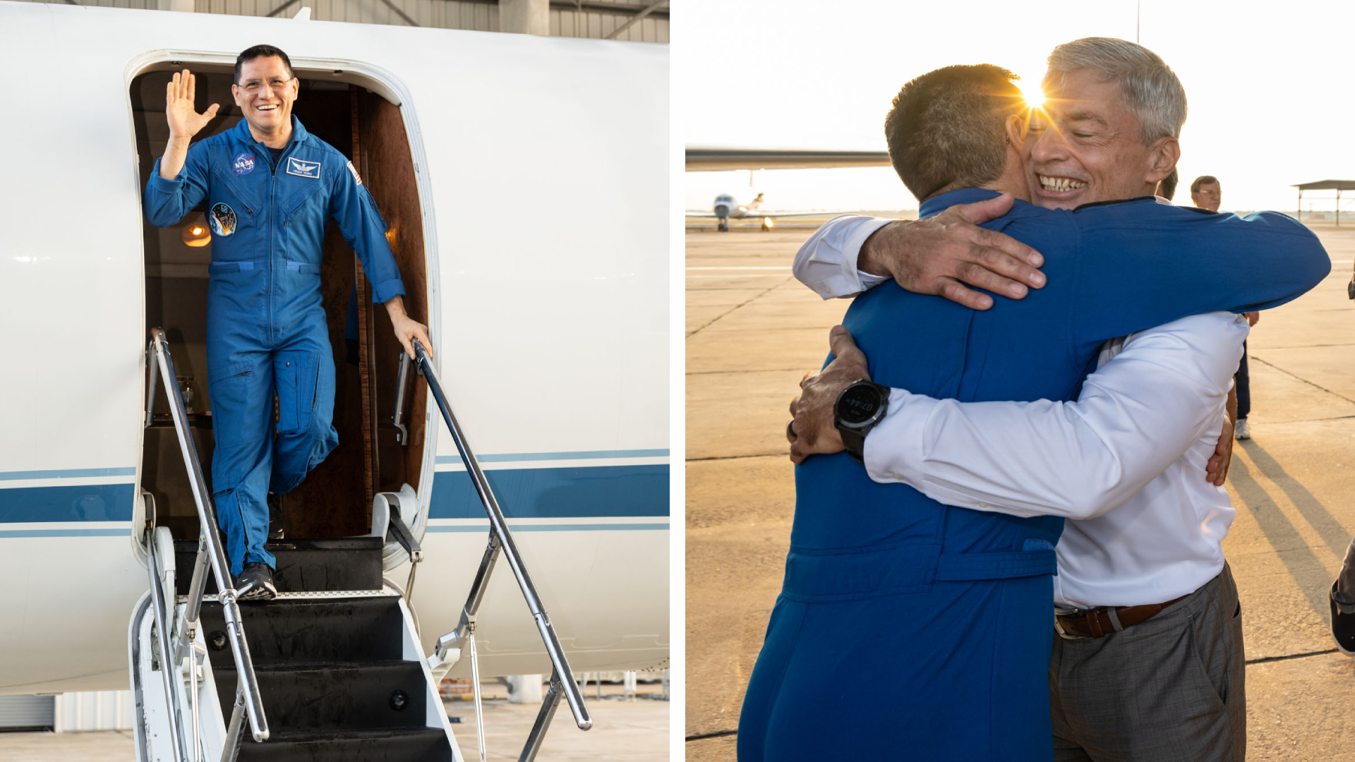 Frank Rubio aterriza en Houston un día después de volver a la Tierra ...