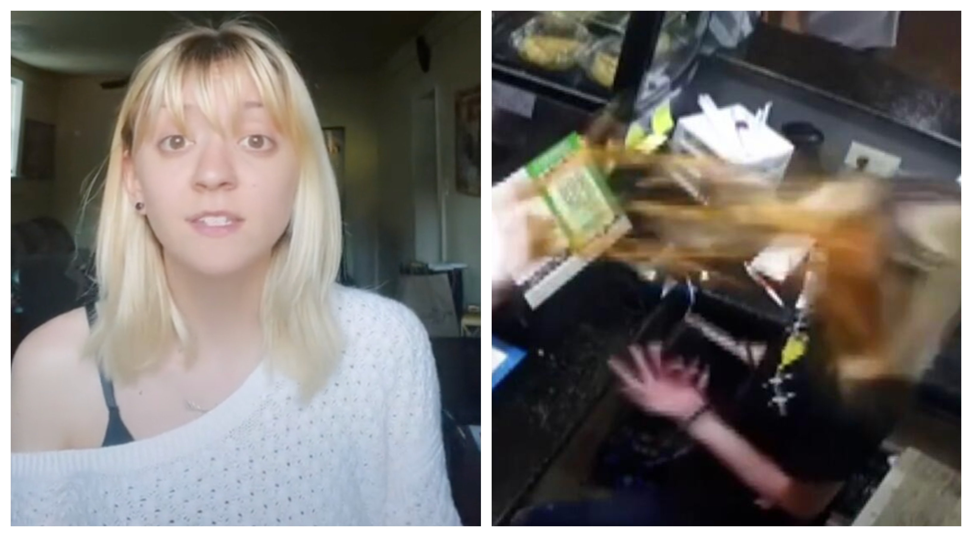 Clienta le lanza sopas picantes a Jannelle Broland, empleada de ...