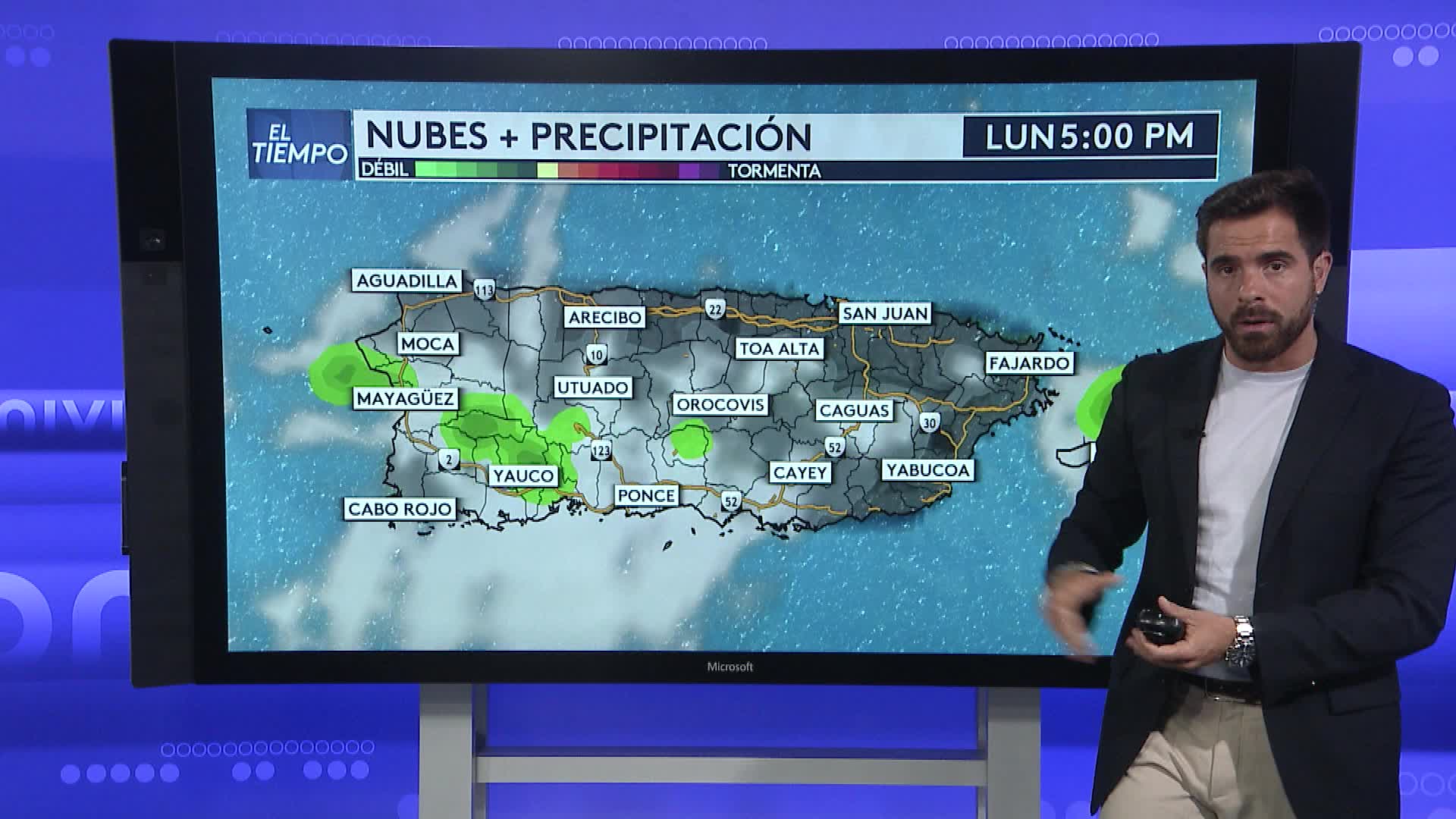 Tarde lluviosa para este lunes al este de Puerto Rico | Video | Univision Puerto Rico WLII ...