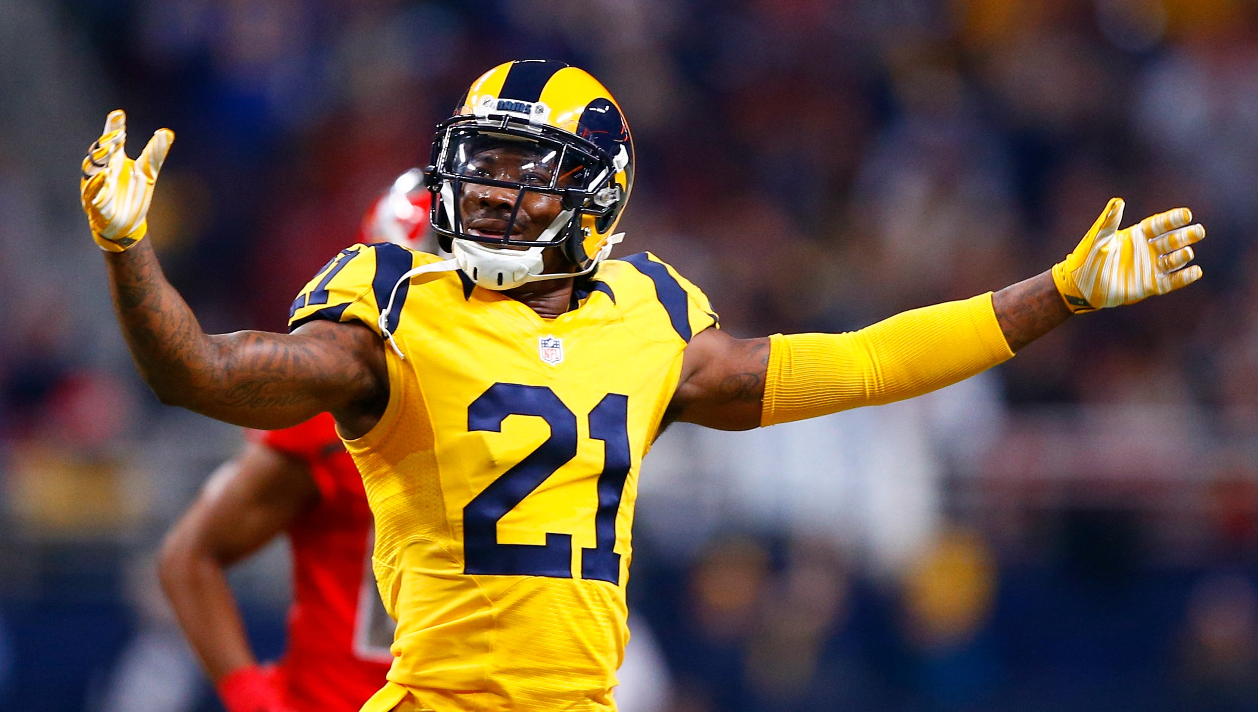 El ex esquinero de los Rams Janoris Jenkins firmó por cinco temporadas ...