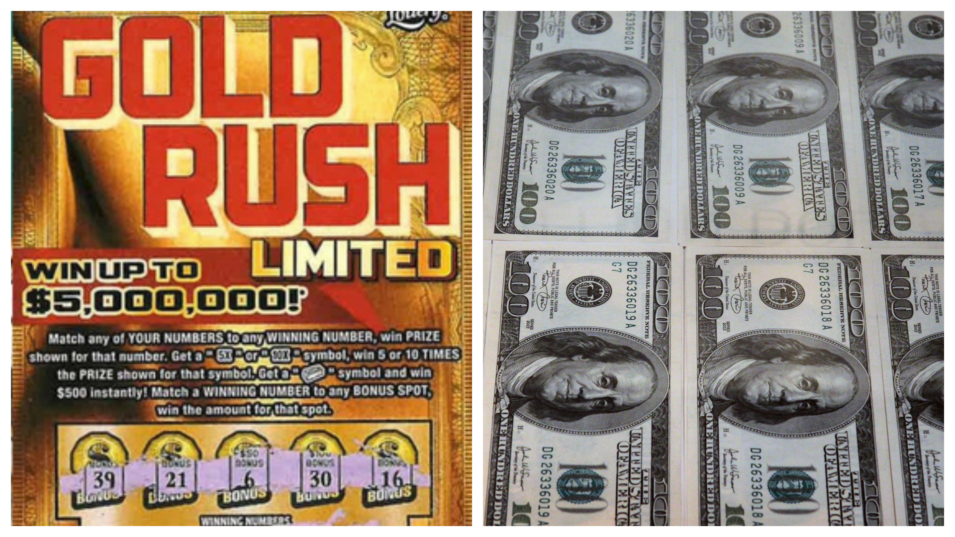 Hombre de 61 años se convierte en millonario con el raspadito de la ...