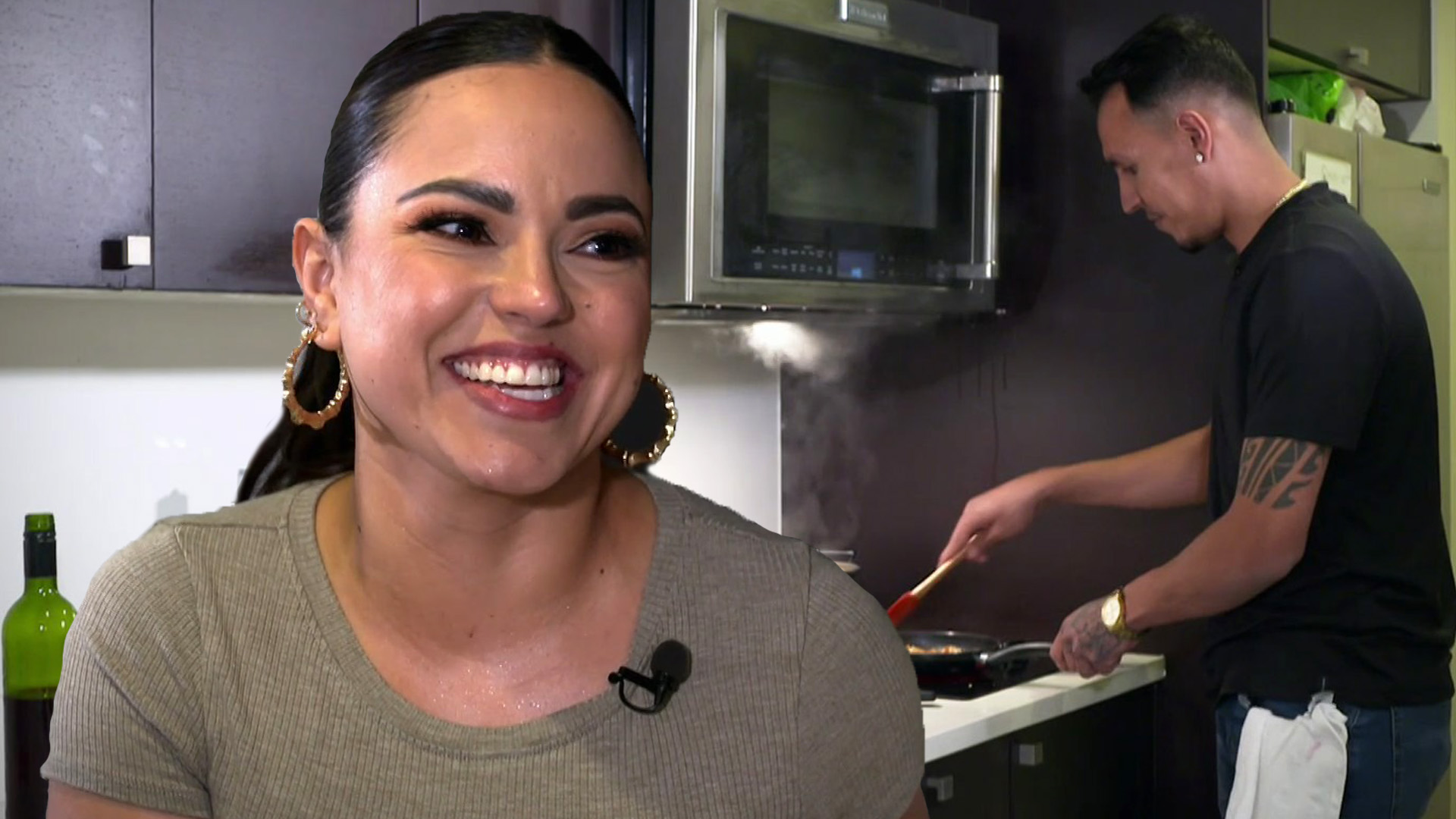 Daniela puso a prueba los dotes de Mauricio en la cocina, pero al final ...