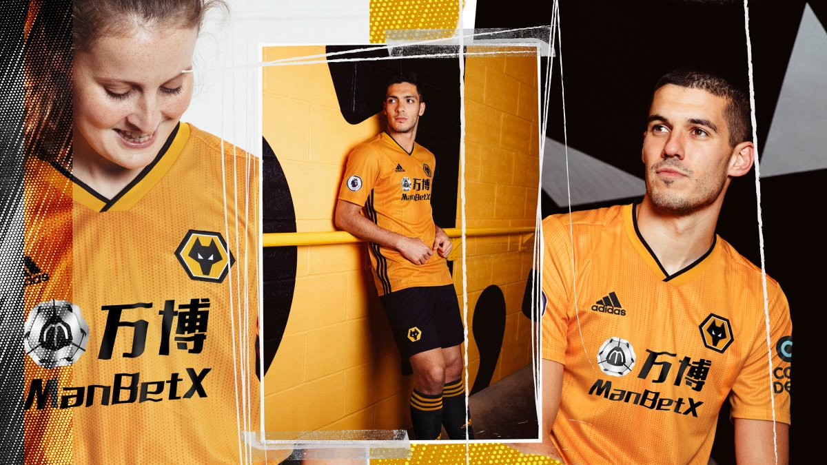 Raúl Jiménez es la imagen del nuevo uniforme del Wolverhampton ...