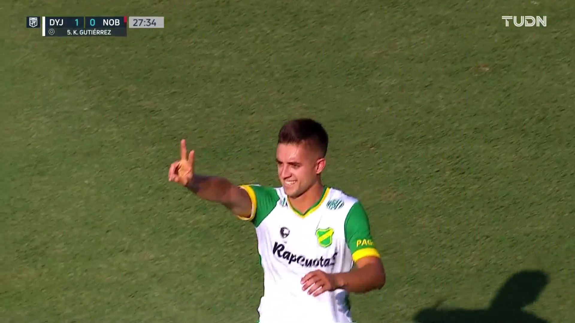 ¡Golazo del Facha! Defensa y Justicia se adelanta en el marcador 1-0 ...