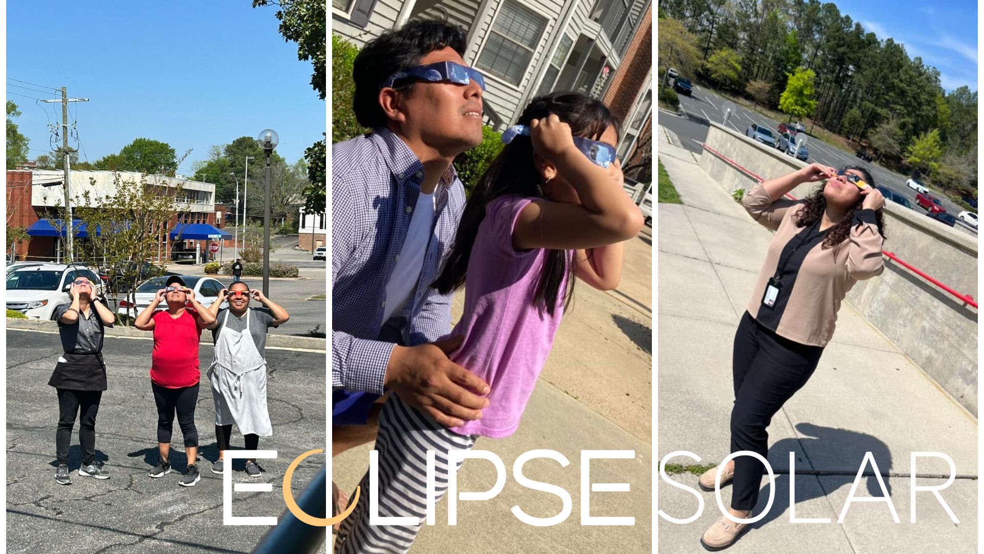 Así se vio el eclipse solar de este 8 de abril desde Carolina del Norte ...