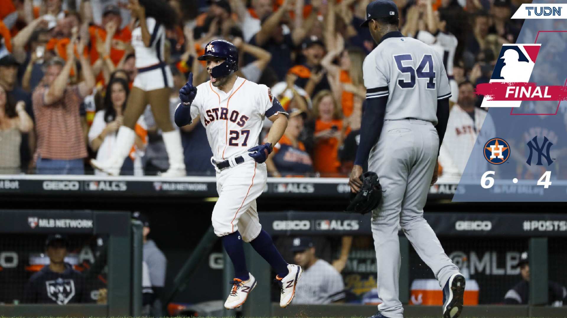 Resumen Serie de Campeonato Liga Americana New York Yankees vs Houston Astros | TUDN MLB | TUDN