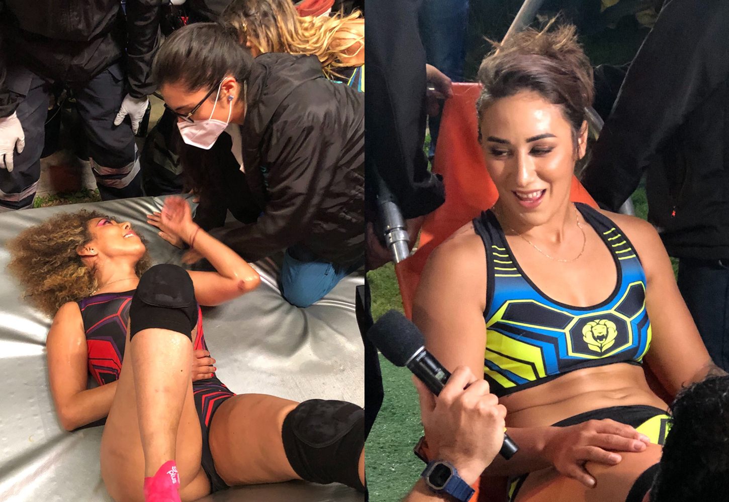 Anahí sufre tremenda caída y Paulette se lesiona en su primer circuito en Guerreros 2020 | Shows ...