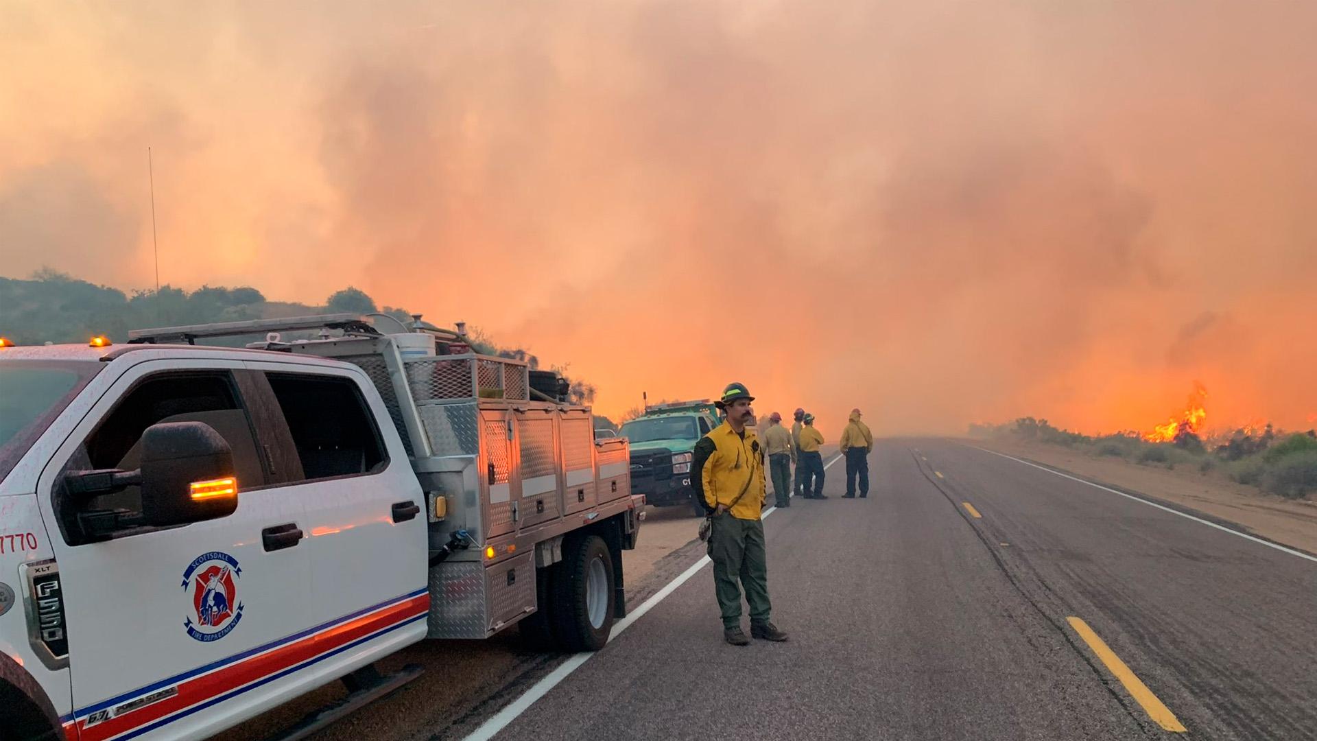Incendio forestal Wildcat Fire continúa ardiendo en el Bosque Nacional ...