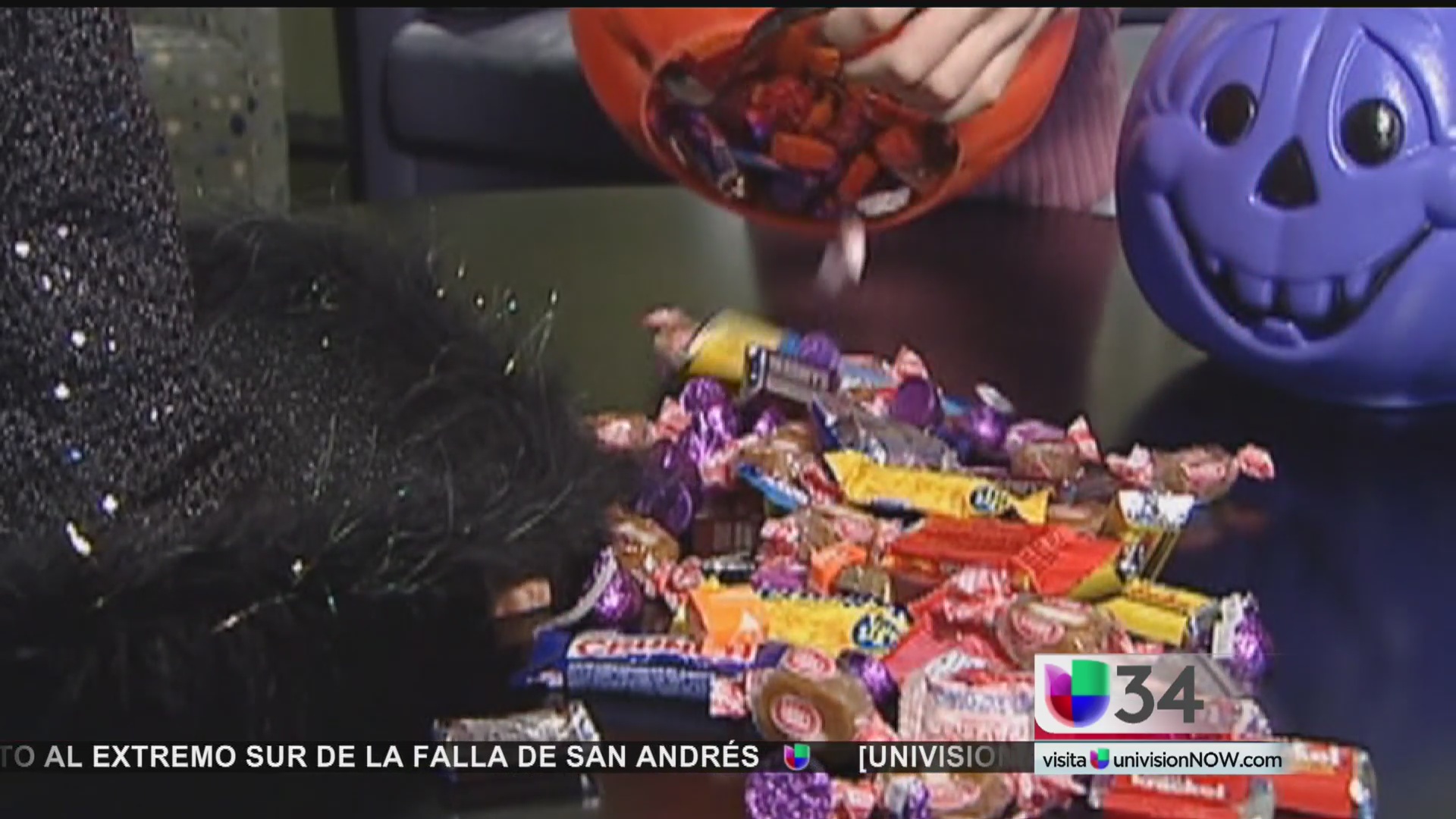 Precaución con los dulces de Halloween | Video | Univision 34 Los ...