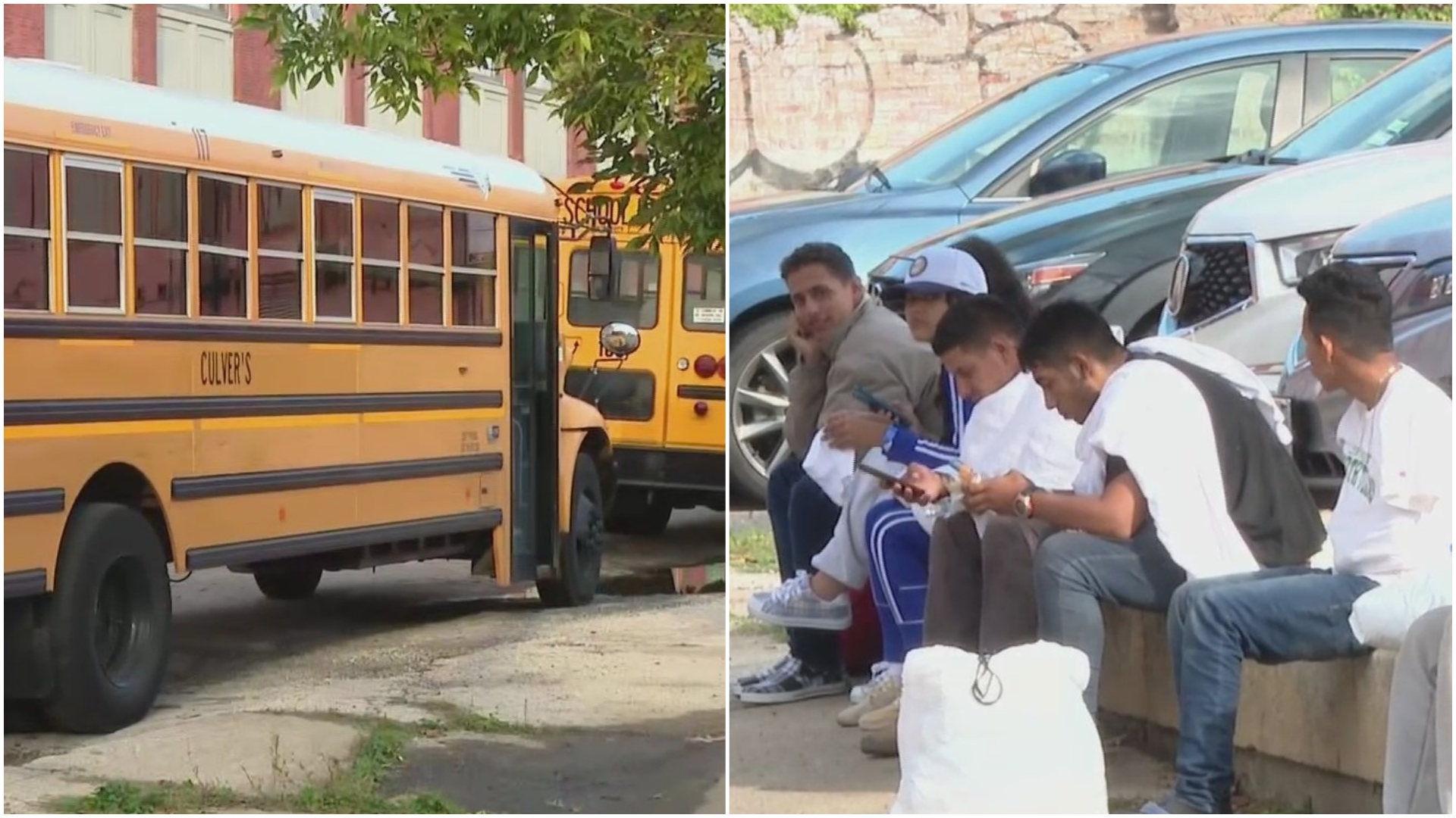 Llegan siete autobuses a Chicago con migrantes desde Texas | Video ...