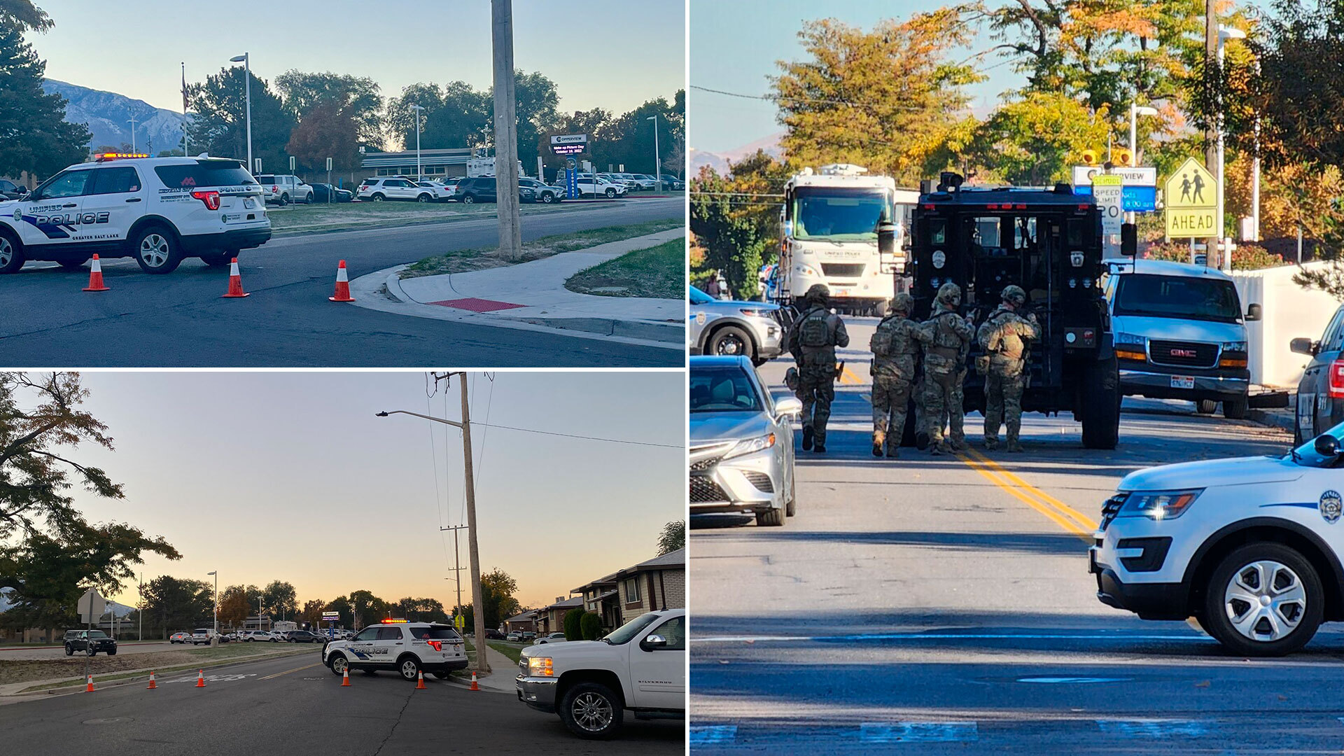 Policía Unificada investiga el atrincheramiento de un hombre en una ...
