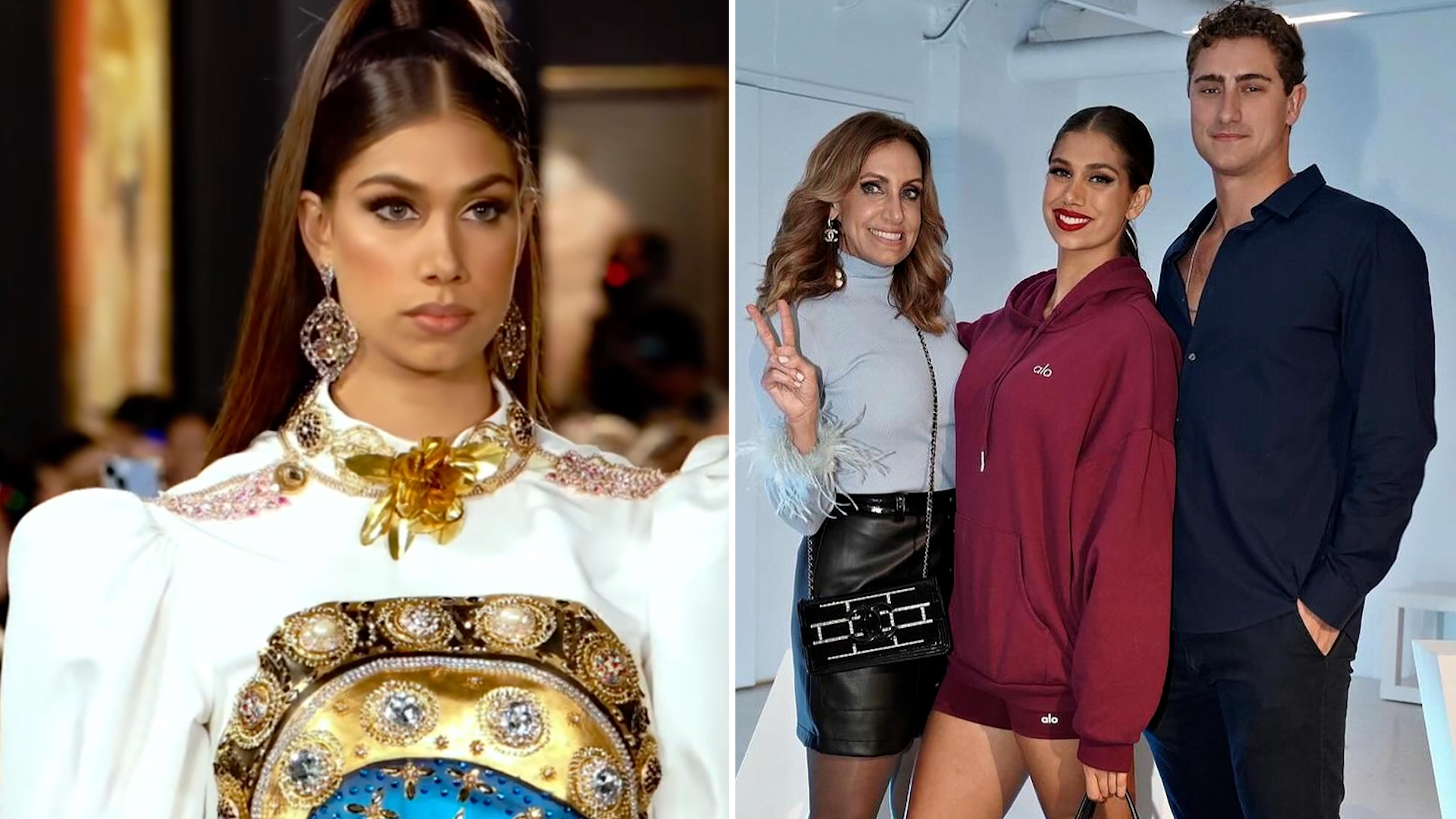 Lina Luaces, la hija de Lili Estefan, regresó al modelaje y las ...