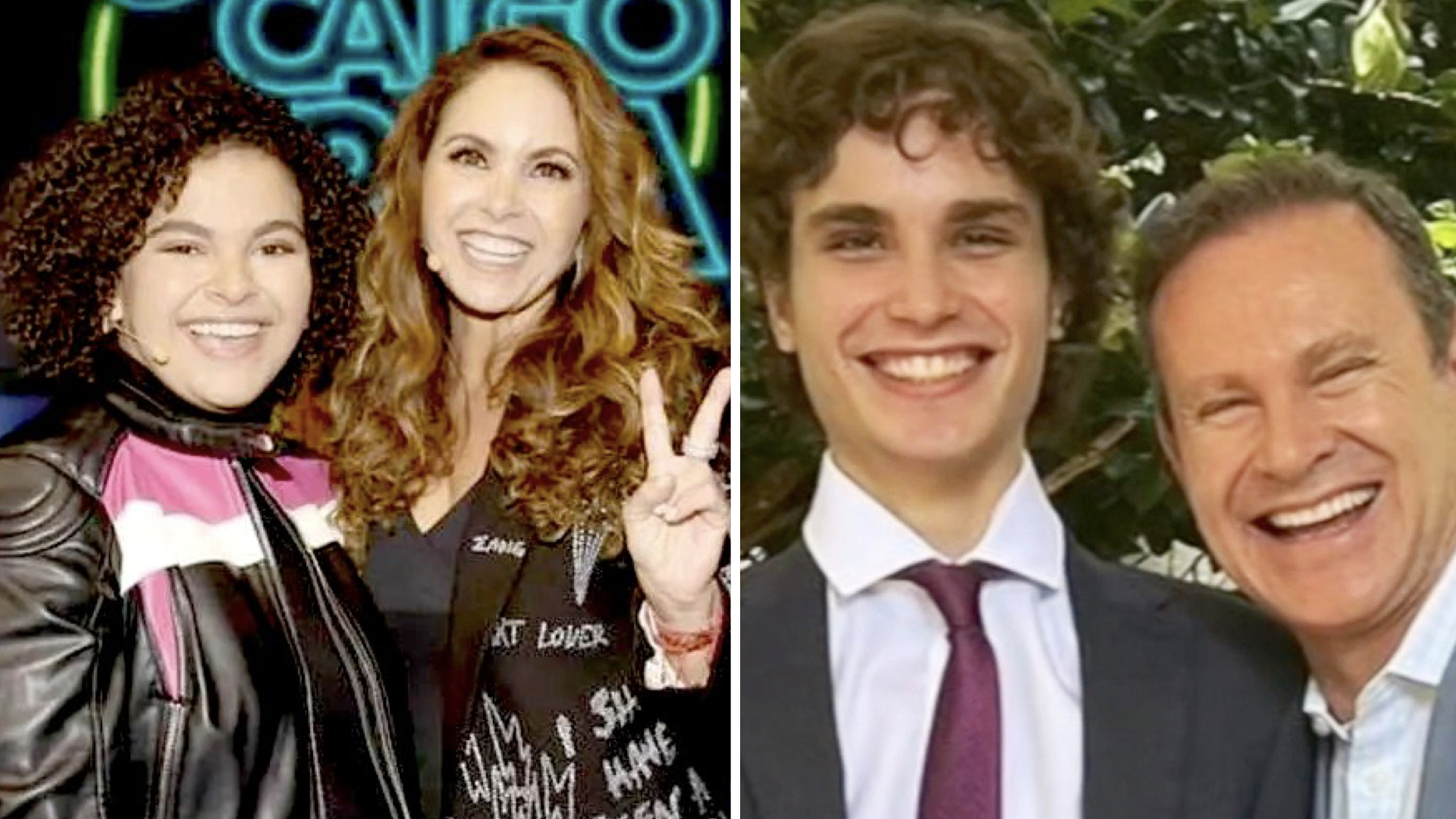 Alan Tacher y Lucero, protagonista de 'El Gallo de Oro', bromean con la ...