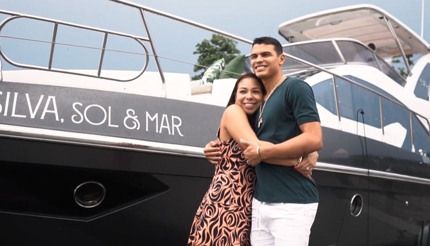 Iate caríssimo de Thiago Silva foi presente de aniversário do jogador para a esposa | Zappeando ...