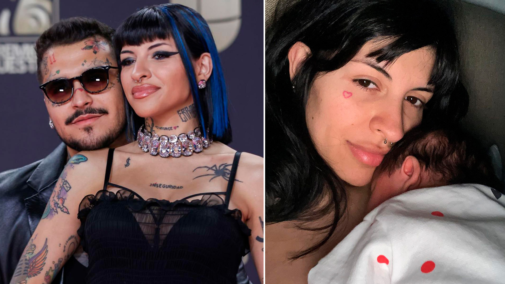 Cazzu presume su figura a un mes de dar a luz y lo hace acompañada de la hija que tuvo con Nodal ...