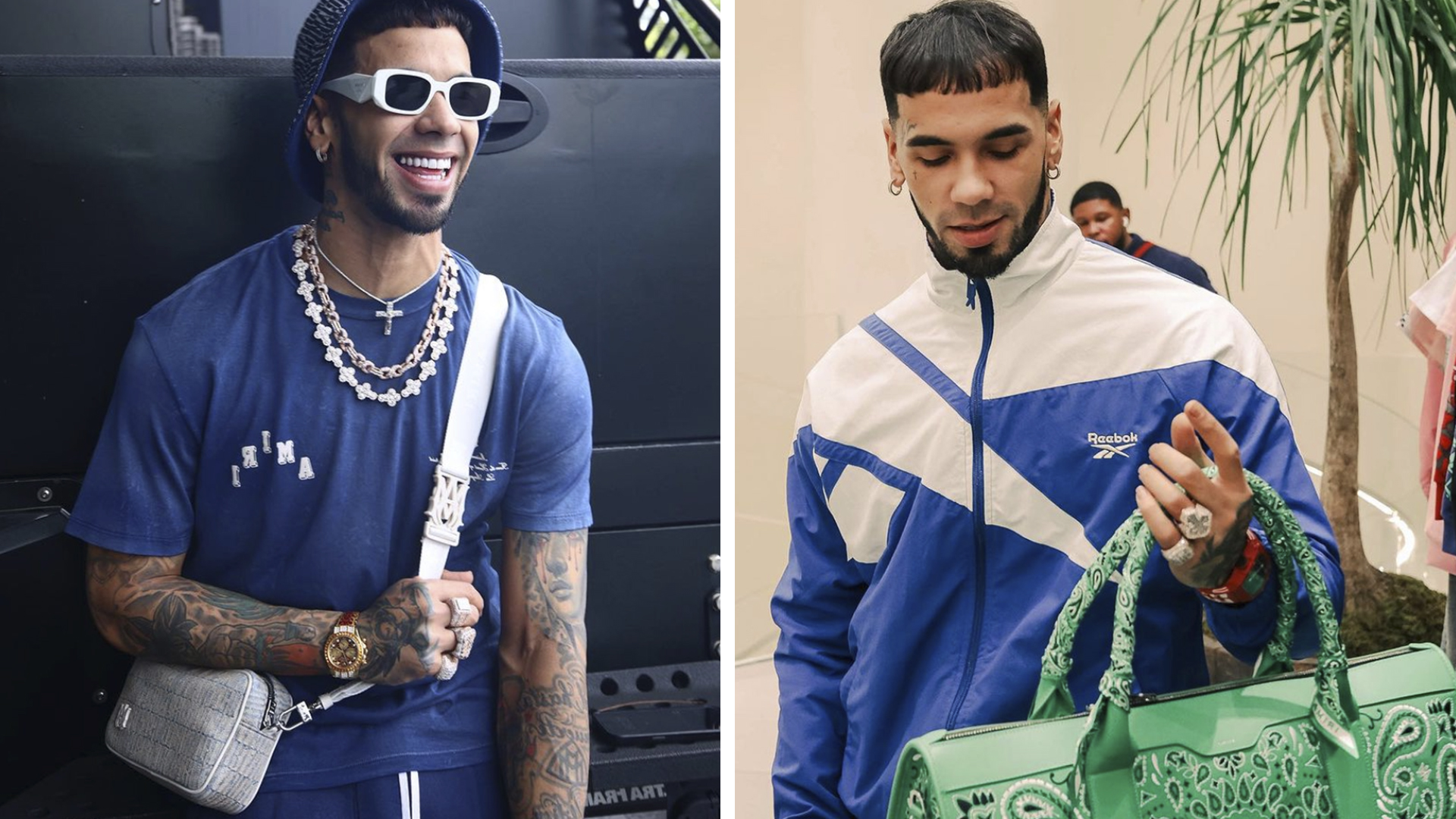 Anuel y su impresionante colección de bolsas de lujo (sí, bolsos de ...