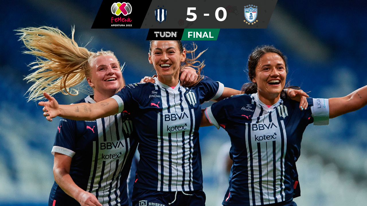 Rayadas mantiene el paso perfecto con triunfo ante Pachuca y lidera la tabla de la Liga MX ...