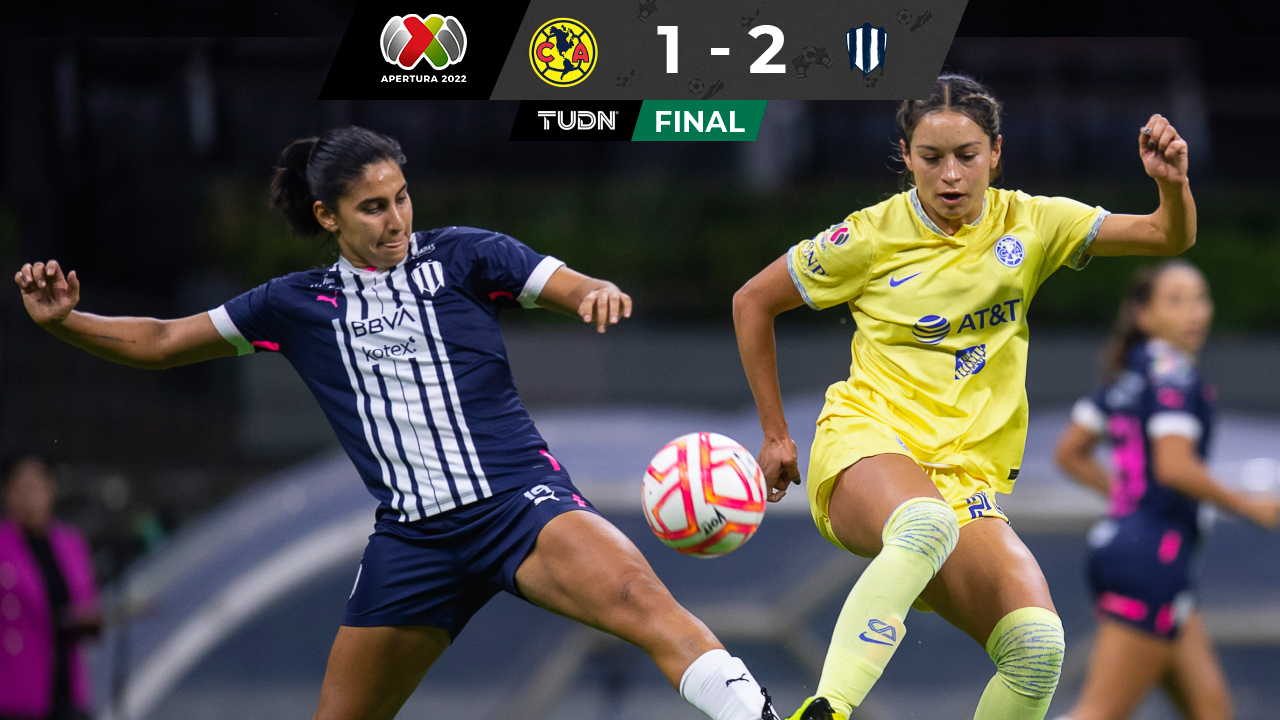 América femenil pierde frente a Monterrey en el Estadio Azteca ...