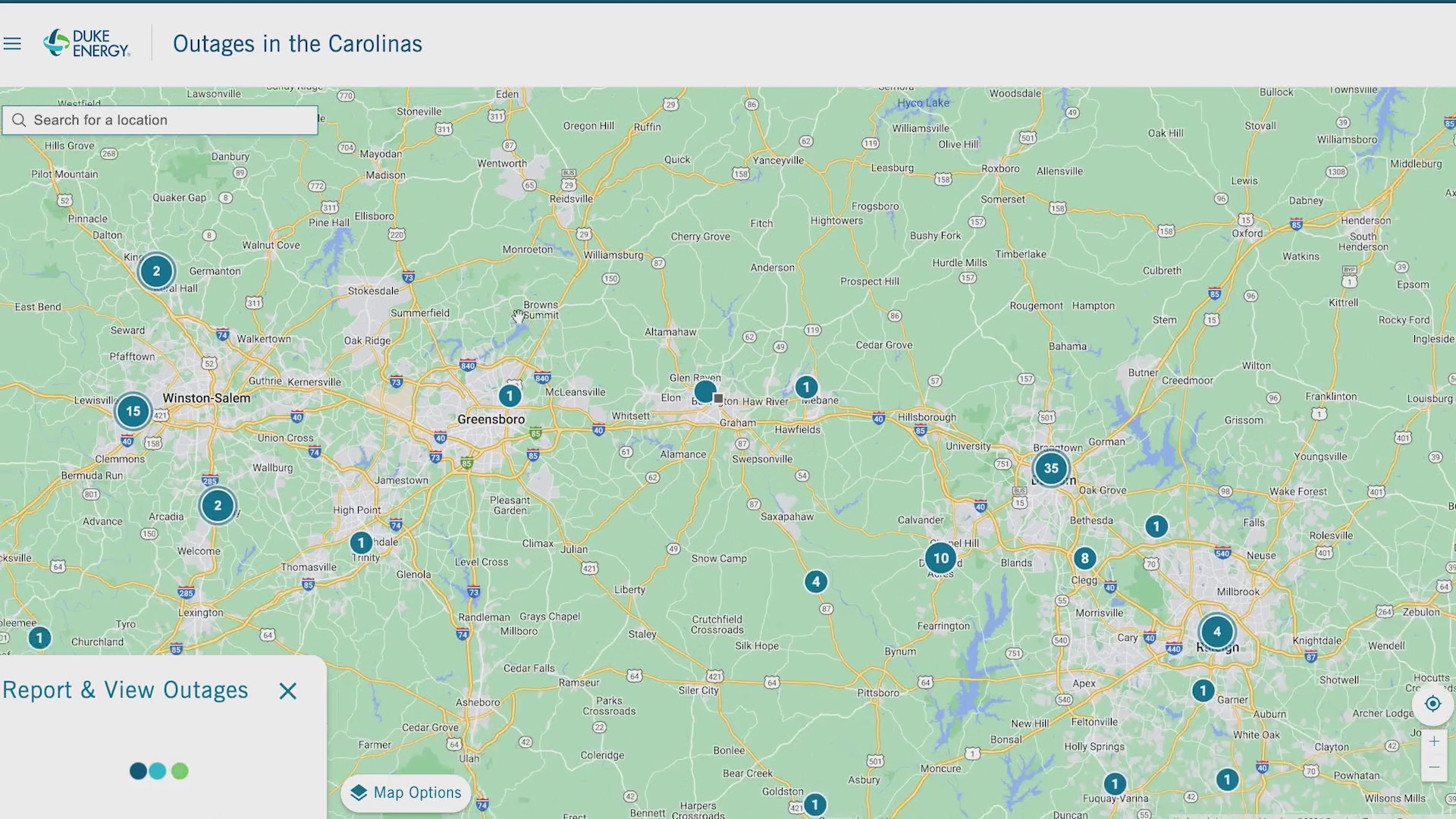 Duke Energy reporta nueva ronda de cortes de energía | Video ...