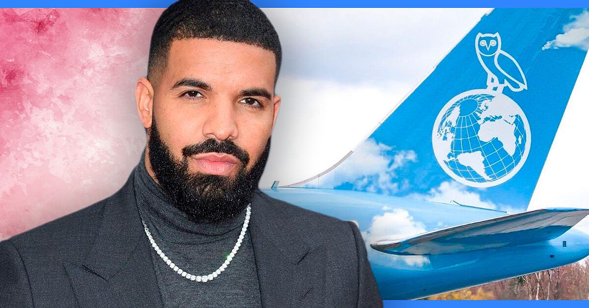Drake aterrizó en Argentina con su espectacular avión personalizado ...