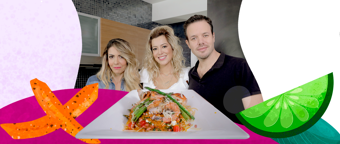 Receta de Pinches famosos: Haydeé y Adolfo preparan “Pasta con salseado ...