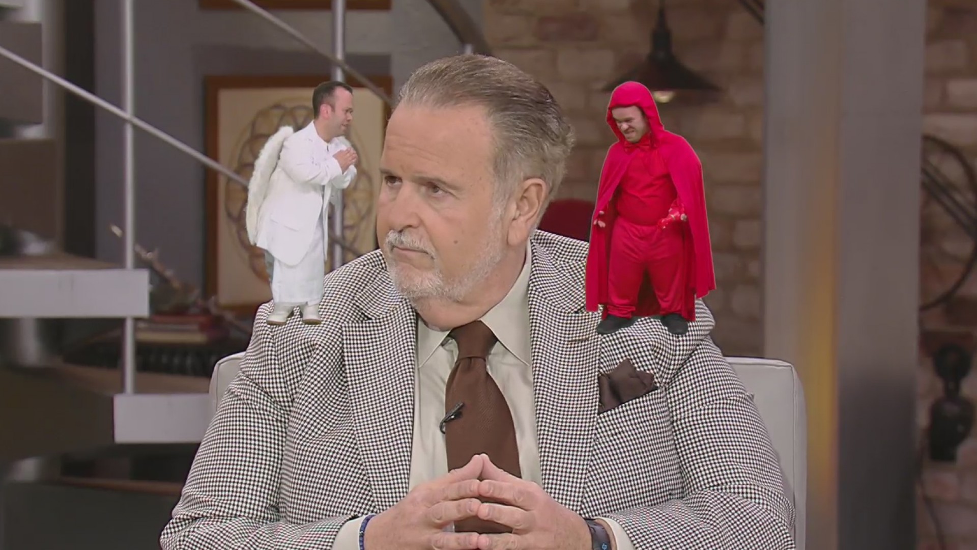 El angelito vs. el diablito: Raúl fue tentado y Lili asegura que ...