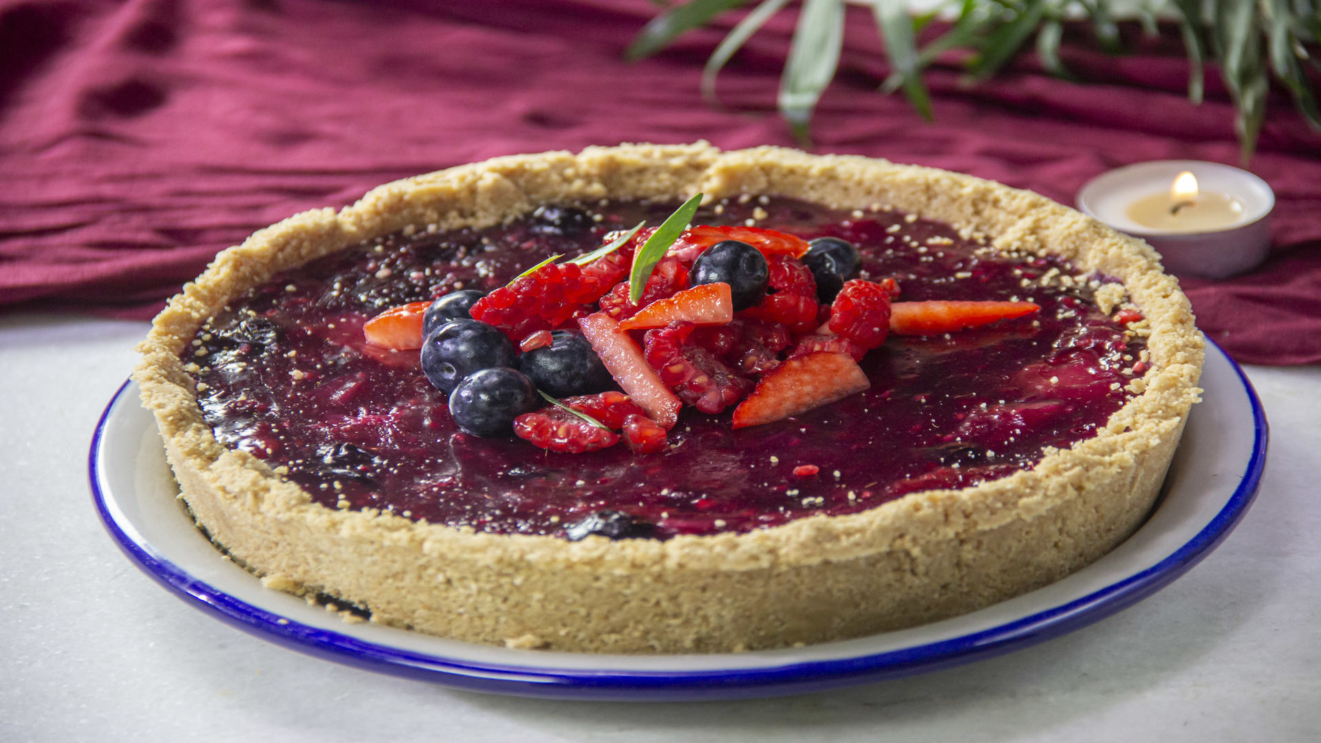 Receta de pay de frutos rojos | Delicioso | Univision